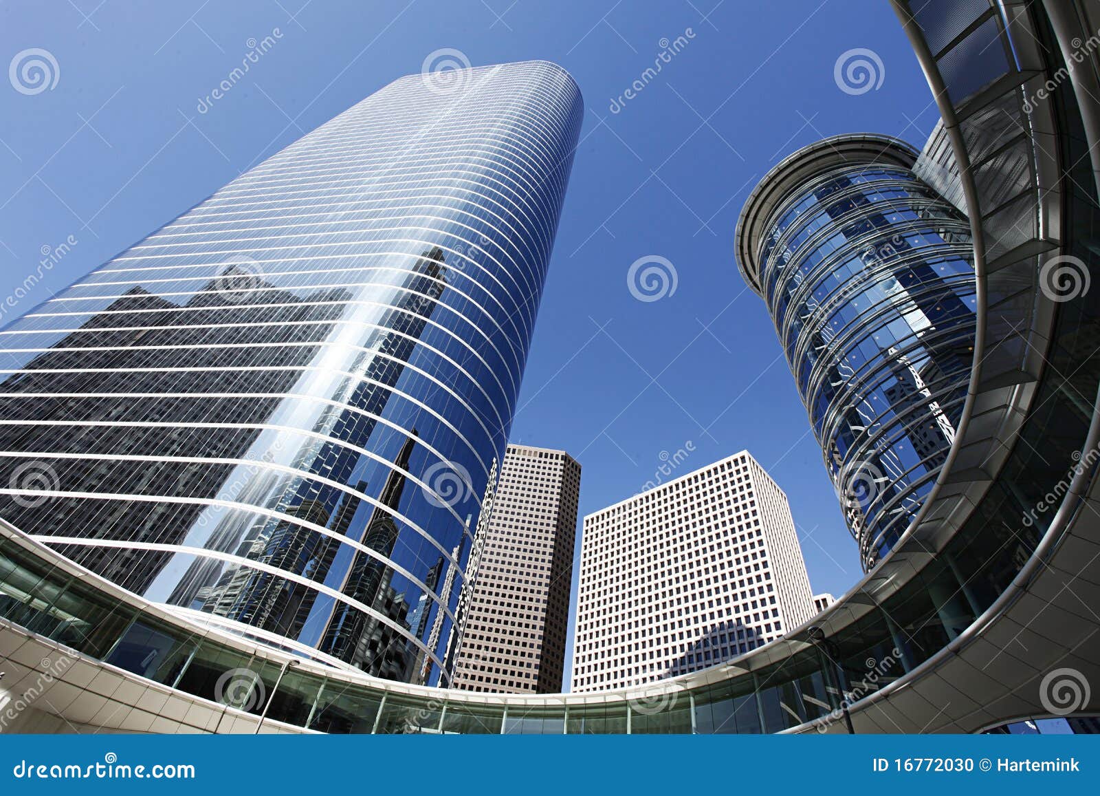 Modern Architecture in Houston Downtown Stock Photo - Image of business ...