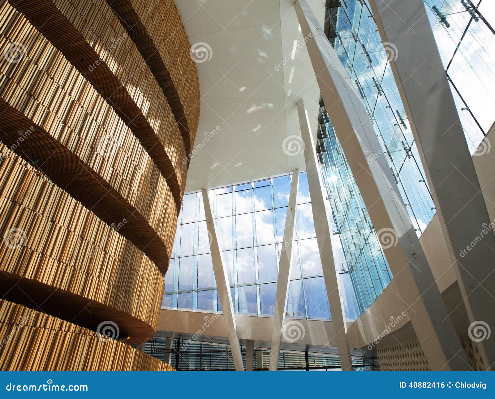 Modern Architecture Interior Stock Photo - Image of performance ...