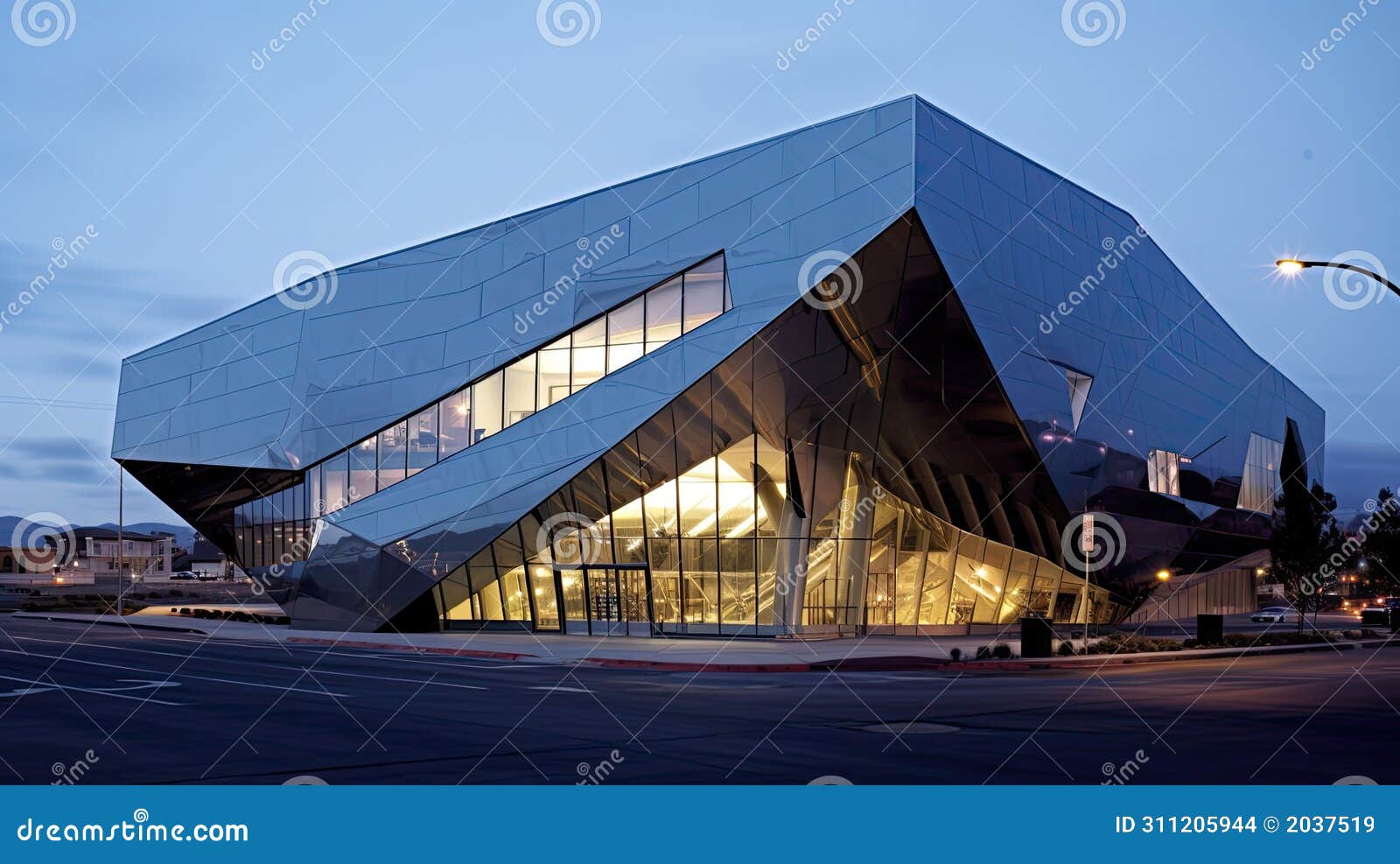 Modern Architecture Library Building Stock Illustration - Illustration ...