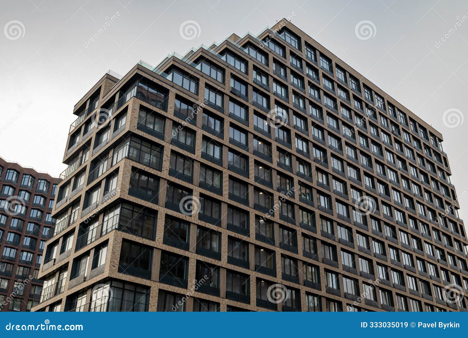 Modern architecture stock image. Image of blue, apartments - 333035019