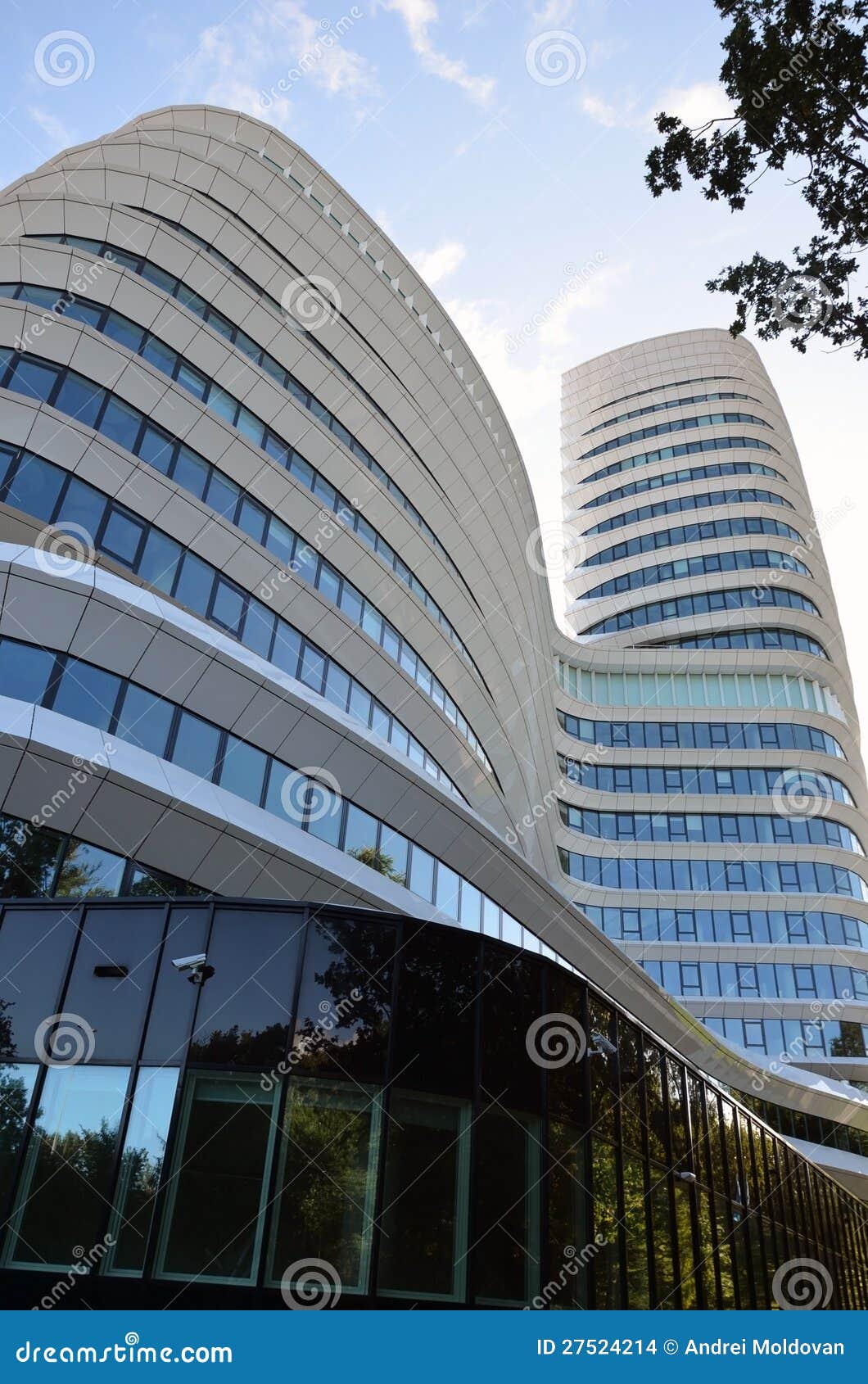 Modern Architecture Office Building in Groningen Stock Photo - Image of ...