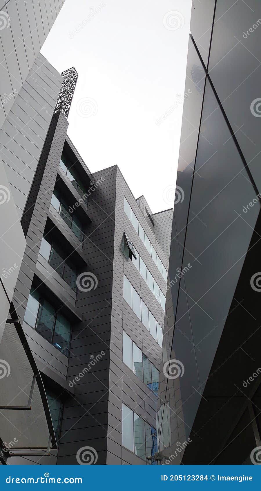 Modern Architecture - Office Building Perspective Stock Photo - Image ...