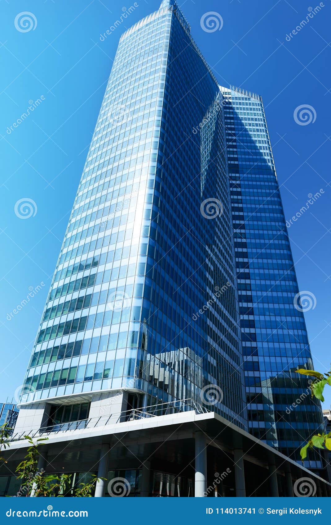 Modern Architecture in Paris Stock Image - Image of exterior ...