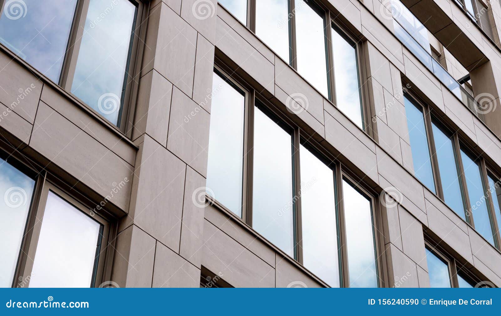 Modern Architecture Pattern in Apartment Building Stock Photo - Image ...
