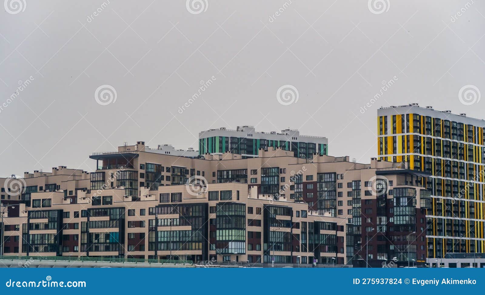 Modern Architecture of a Residential Complex Stock Photo - Image of ...