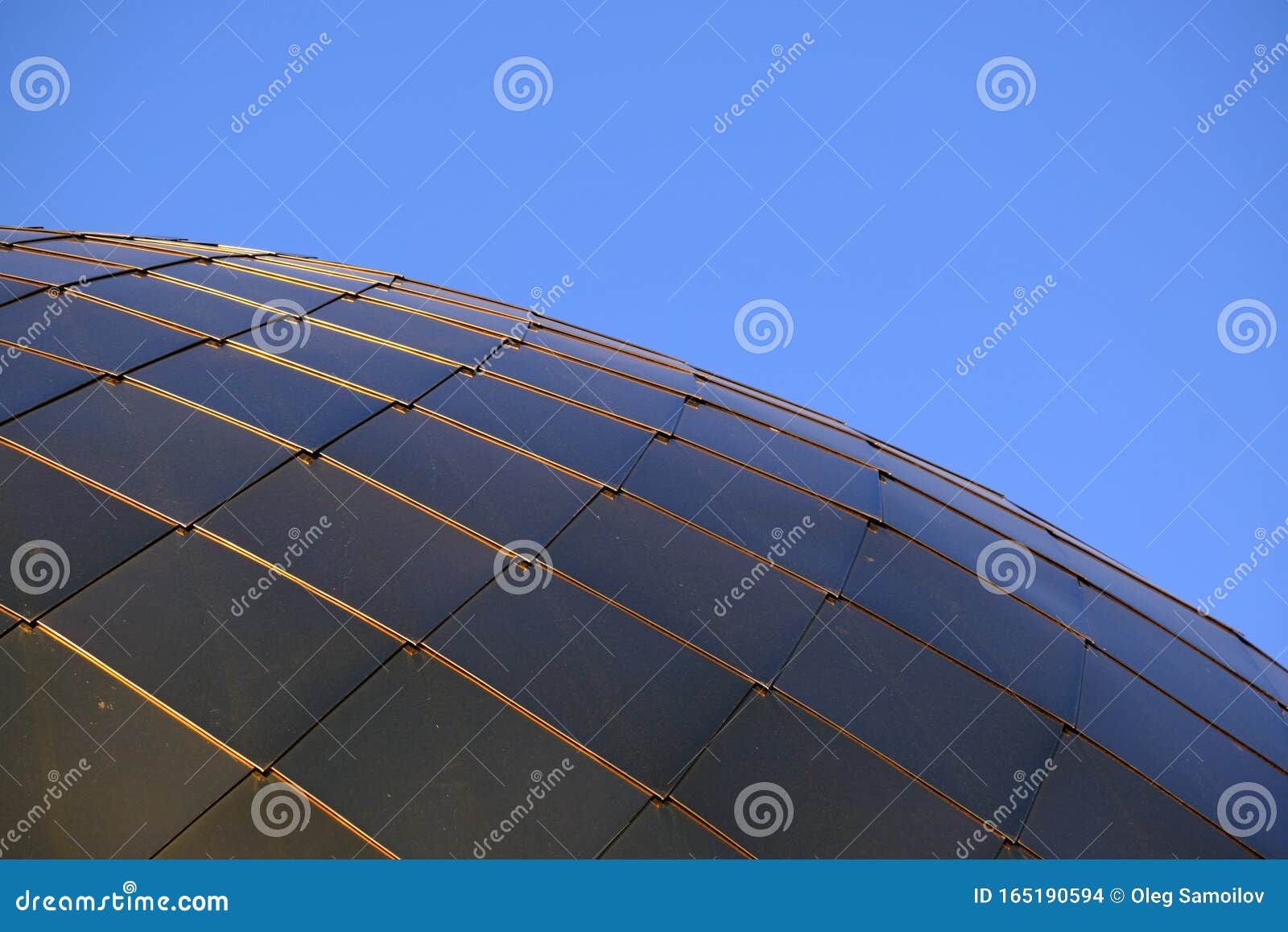 Modern Architecture - the Roof of the Building in the Form of a Dome of ...