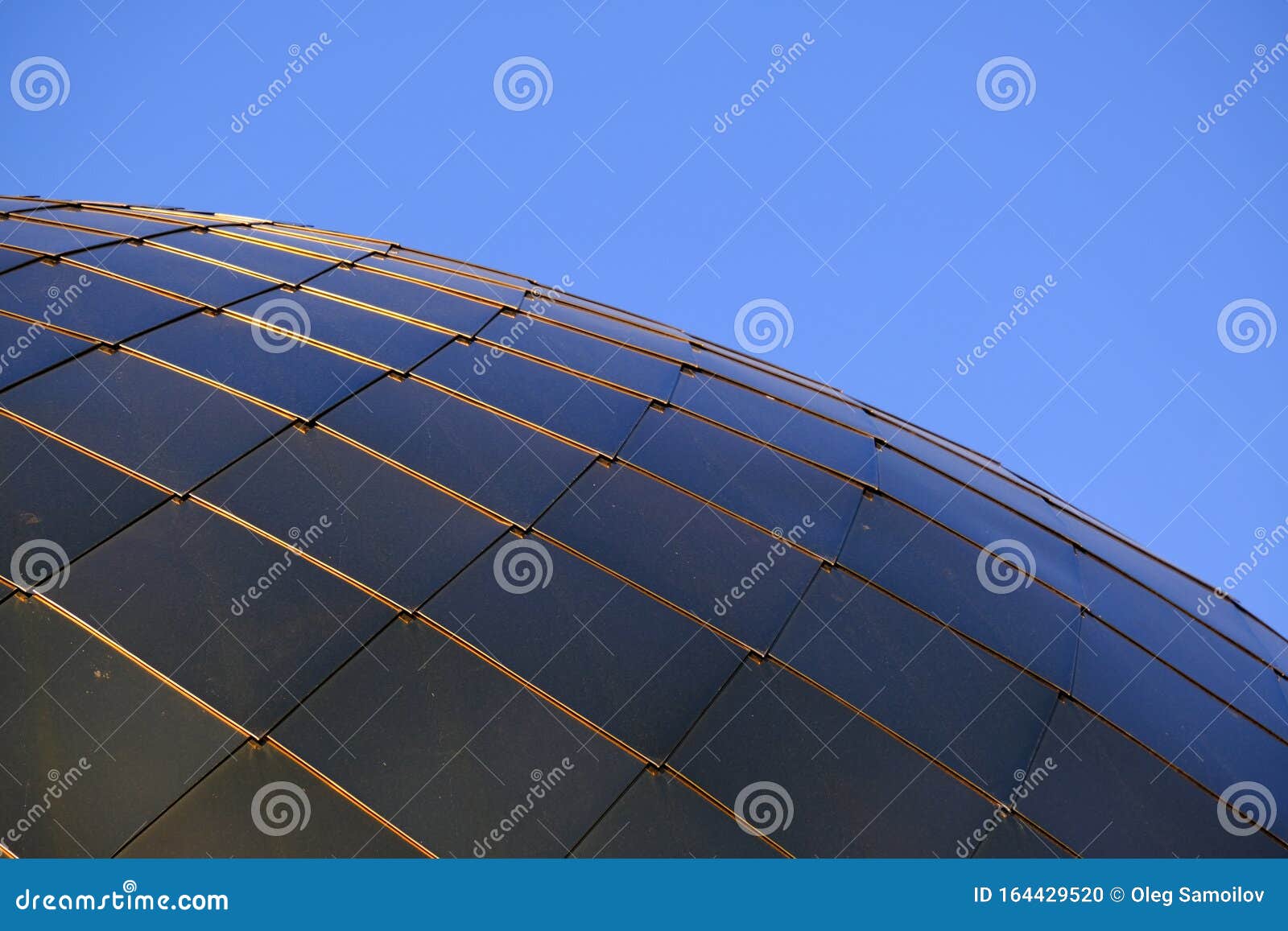 Modern Architecture - the Roof of the Building in the Form of a Dome of ...