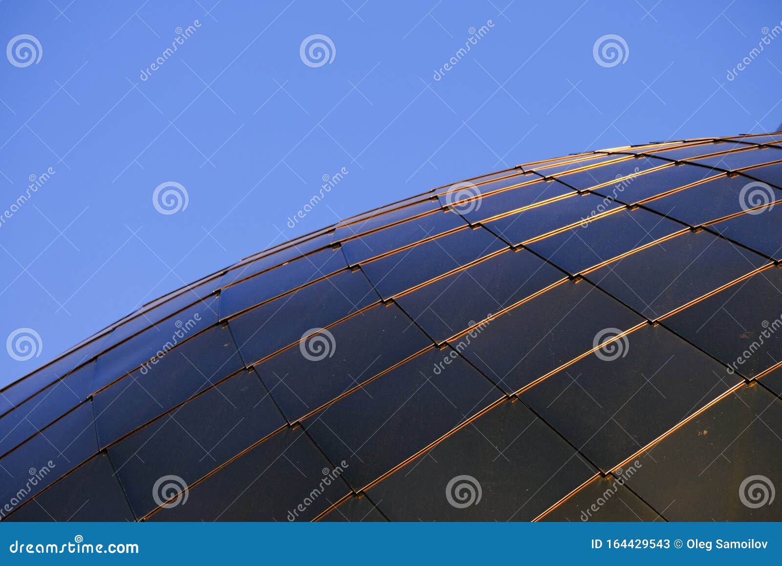Modern Architecture - the Roof of the Building in the Form of a Dome of ...