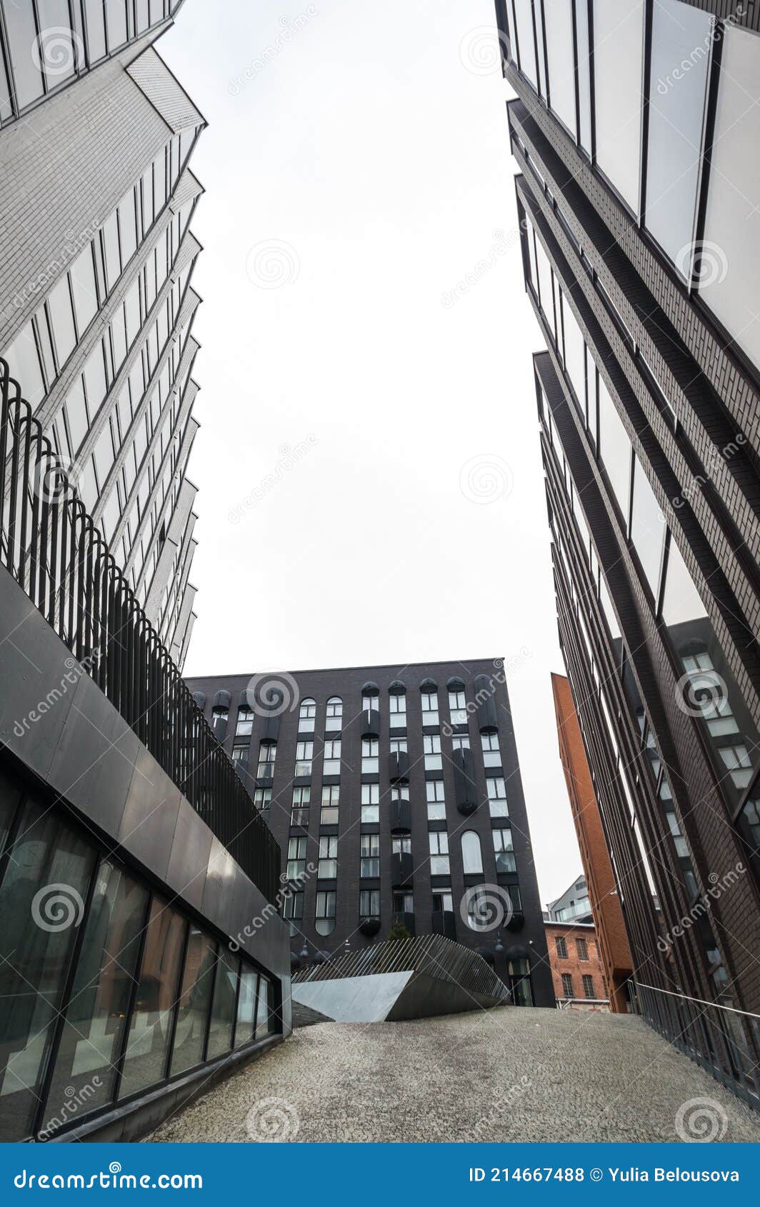 Modern Architecture in the Rotermann Quarter Stock Photo - Image of ...