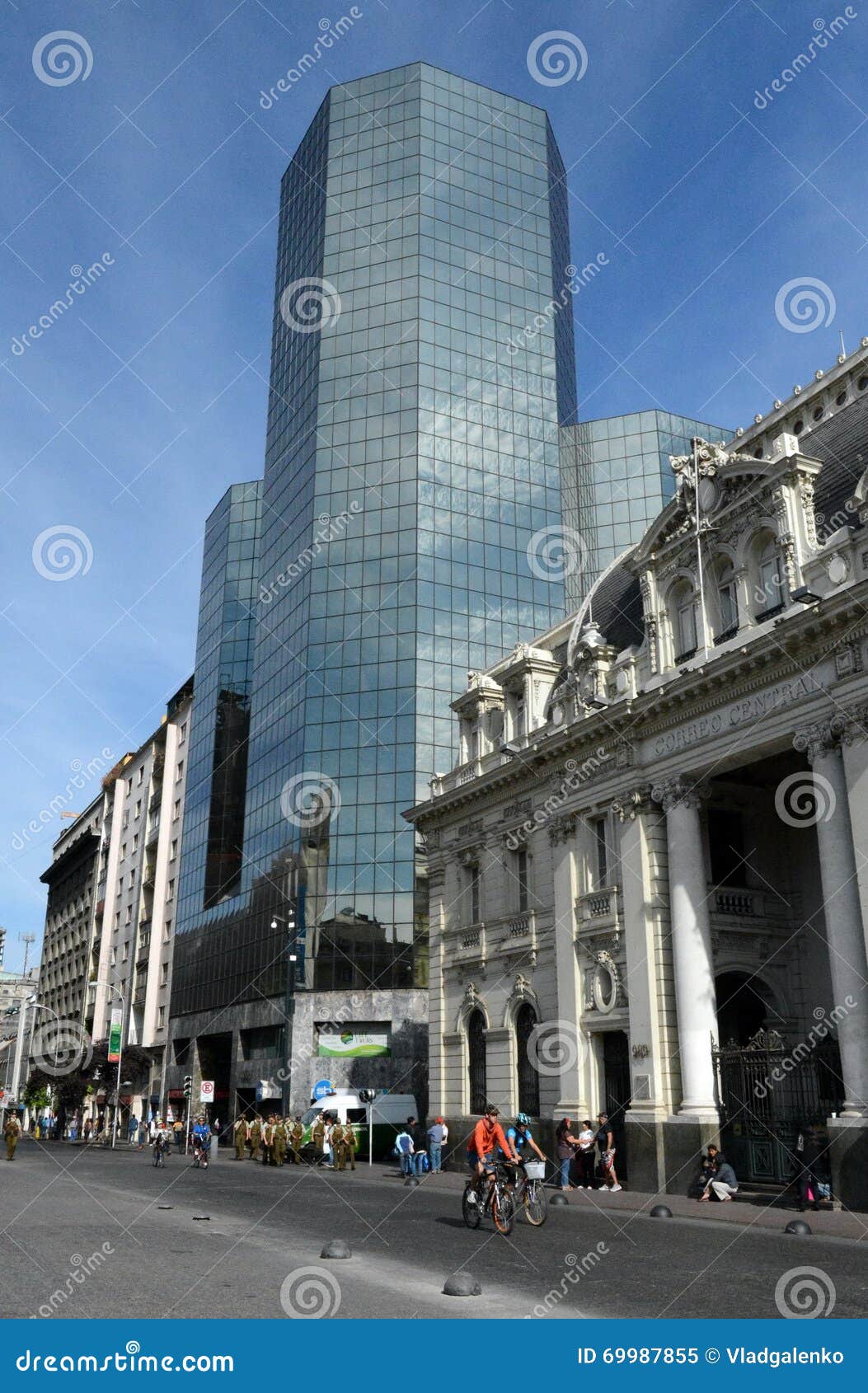 Modern Architecture in Santiago De Chile Editorial Image - Image of ...