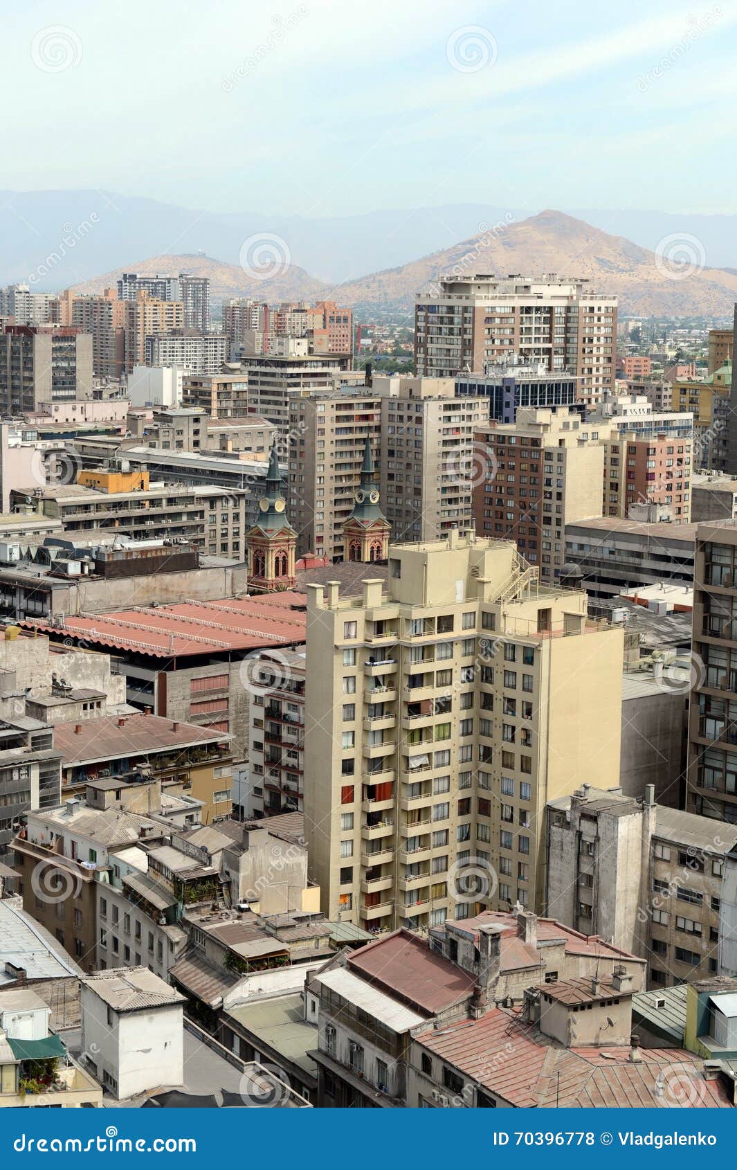 Modern Architecture in Santiago De Chile. Stock Photo - Image of modern ...