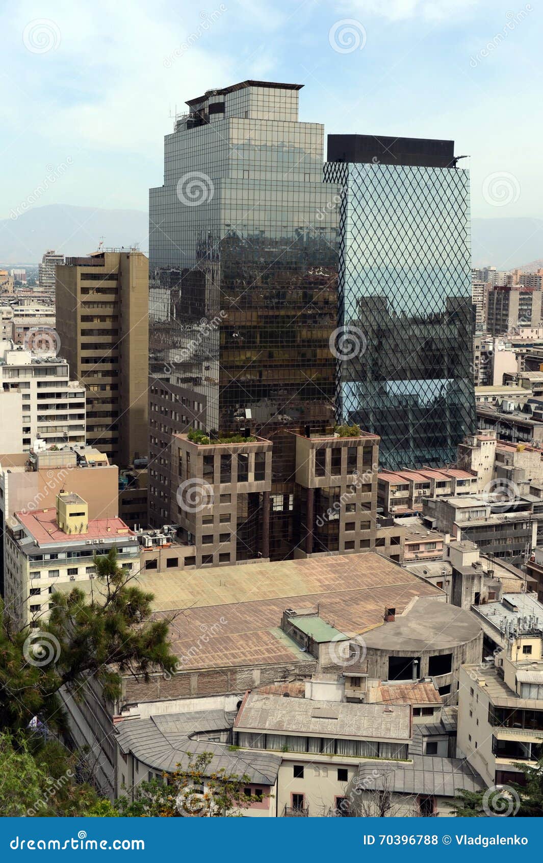 Modern Architecture in Santiago De Chile. Stock Photo - Image of latin ...