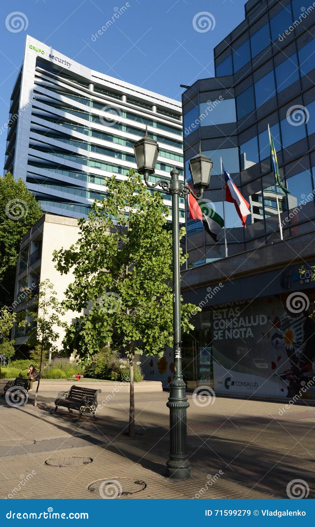 Modern Architecture in Santiago De Chile. Editorial Stock Image - Image ...