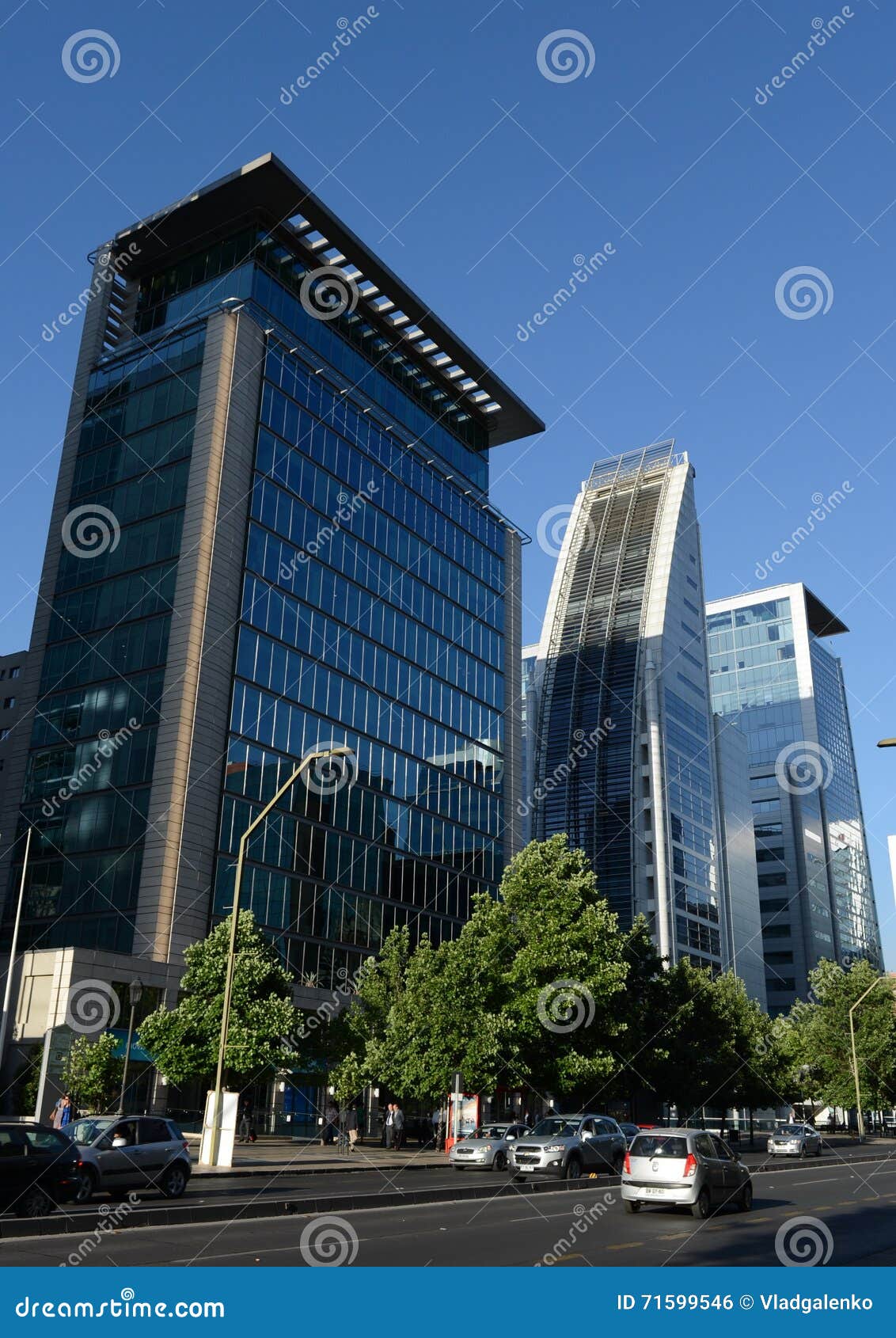 Modern Architecture in Santiago De Chile. Editorial Photo - Image of ...