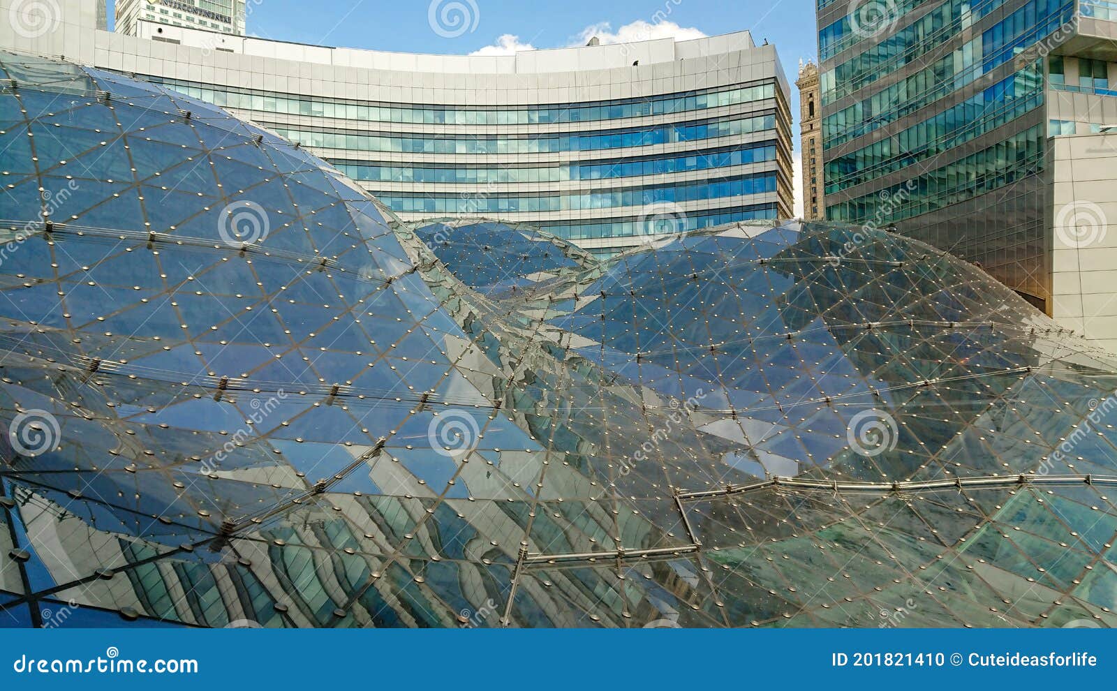 Modern Architecture of Skyscrapers with Many Glass Structures Editorial ...