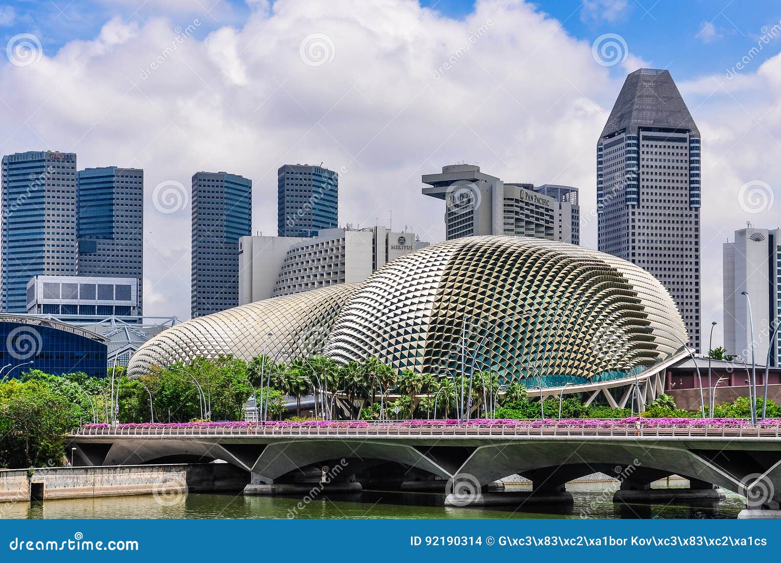 Modern Architecture with Skyscrapers in Singapore Editorial Stock Image ...