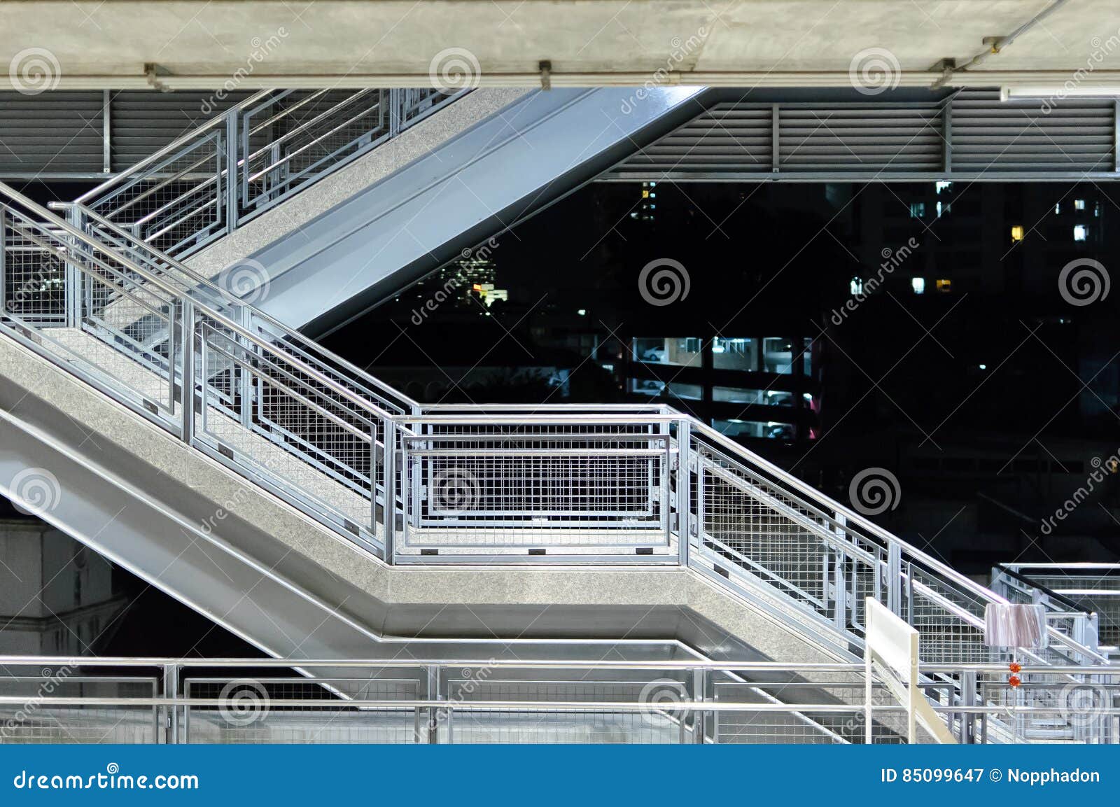 Modern Architecture Steps of Skytrain Station Stairs Stock Image ...