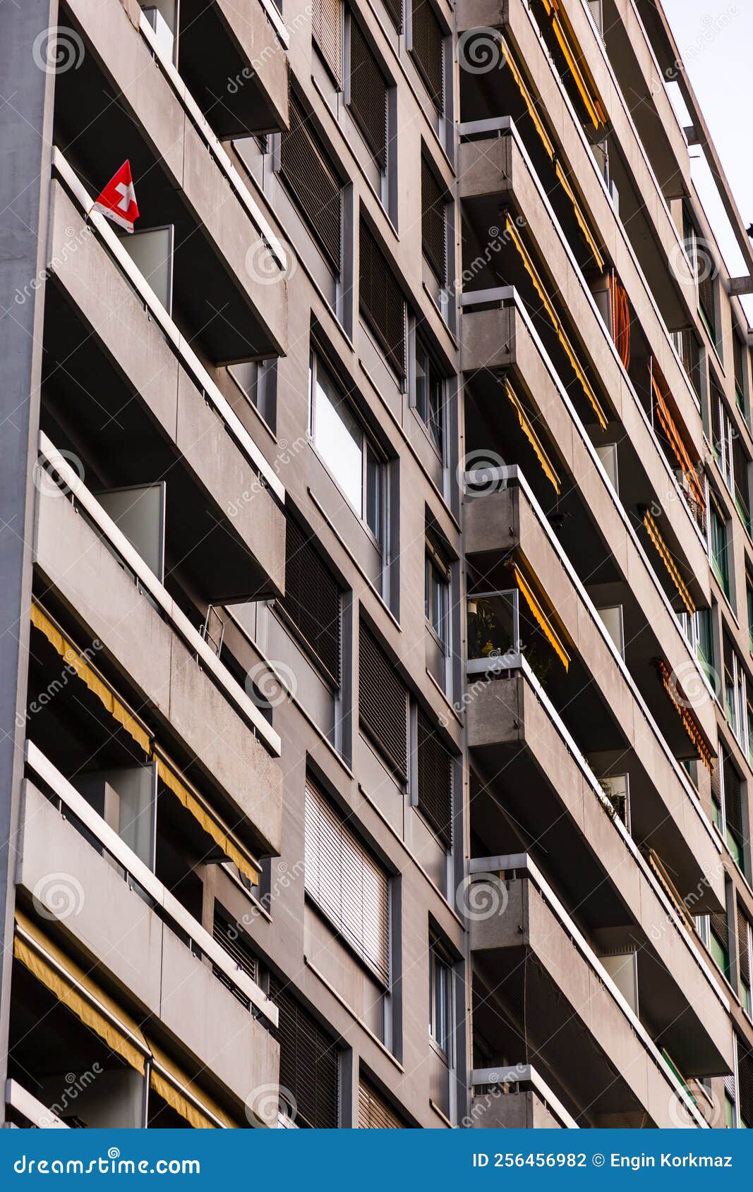 Modern Architecture in Geneva, Switzerland Stock Photo - Image of ...