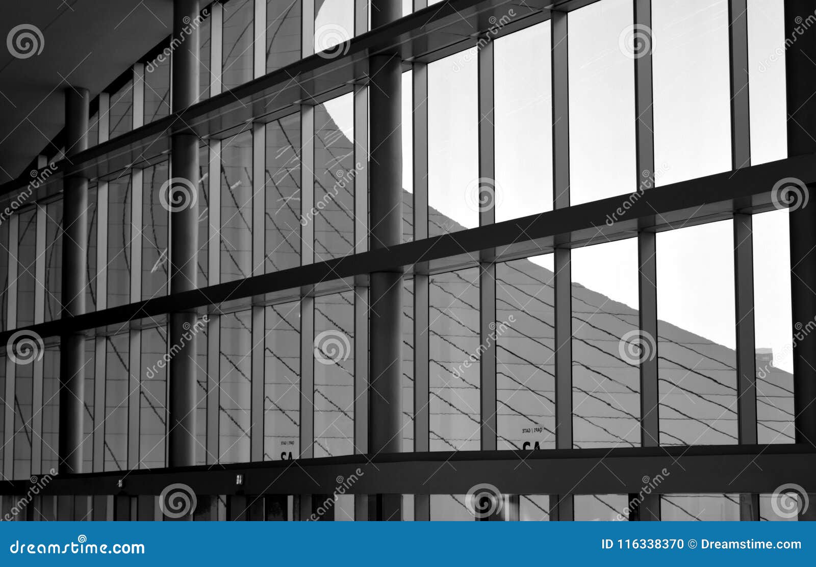 Modern Architecture with Window Glass Front. Office Complex Stock Photo ...
