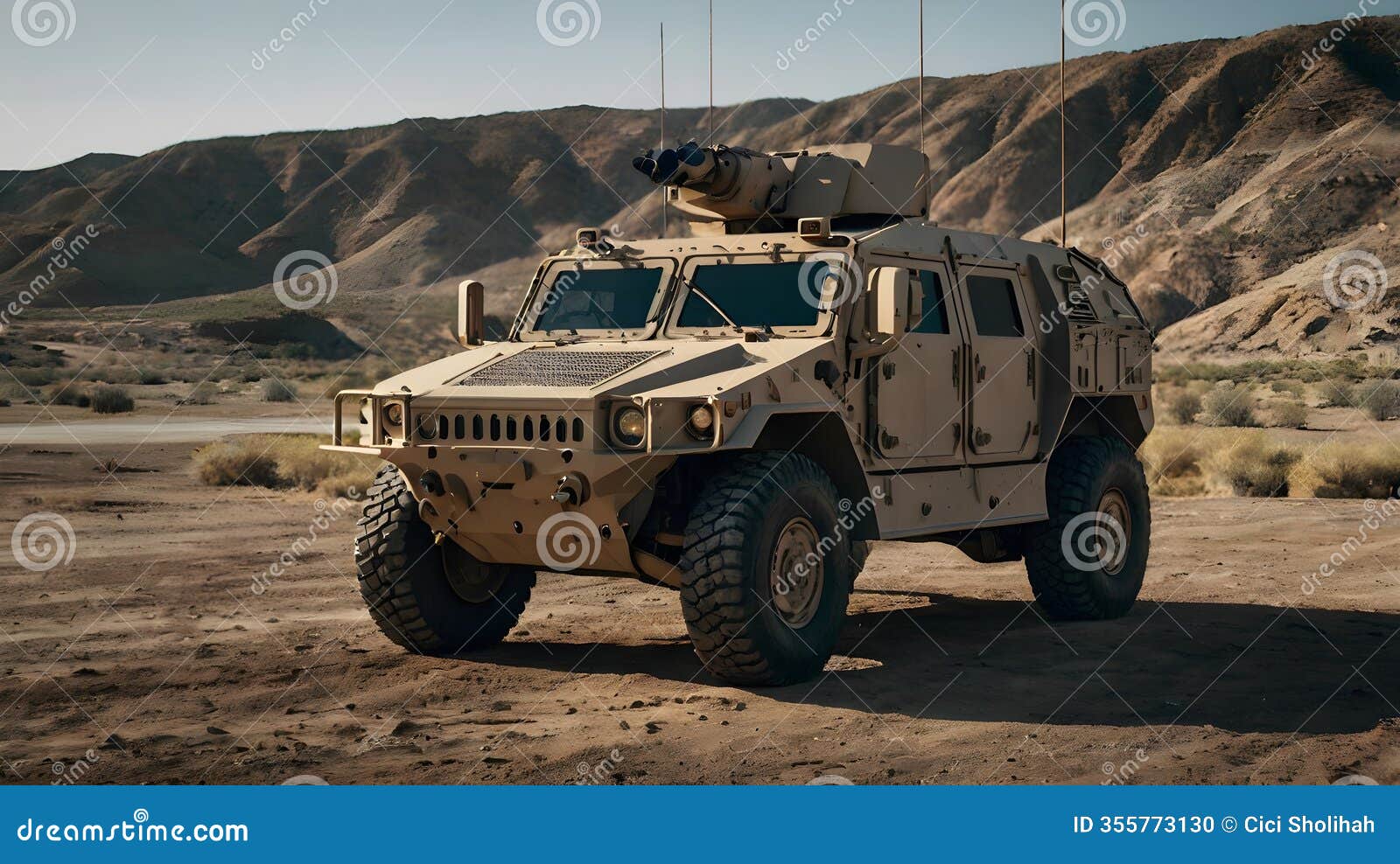 A Modern Armored Vehicle, Designed for Military or Security Purposes ...