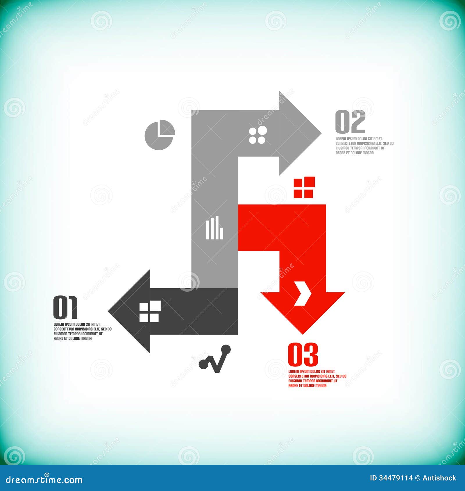 Modern Arrow Business Abstract Design Template Stock Vector ...