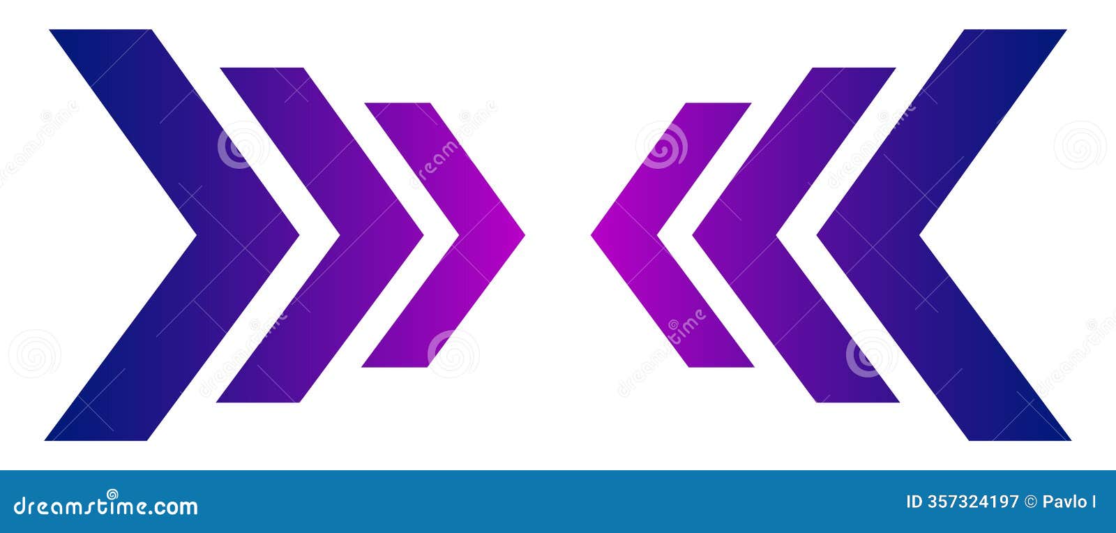 Modern Arrow Infographics Origami Style. Cartoon Vector | CartoonDealer ...