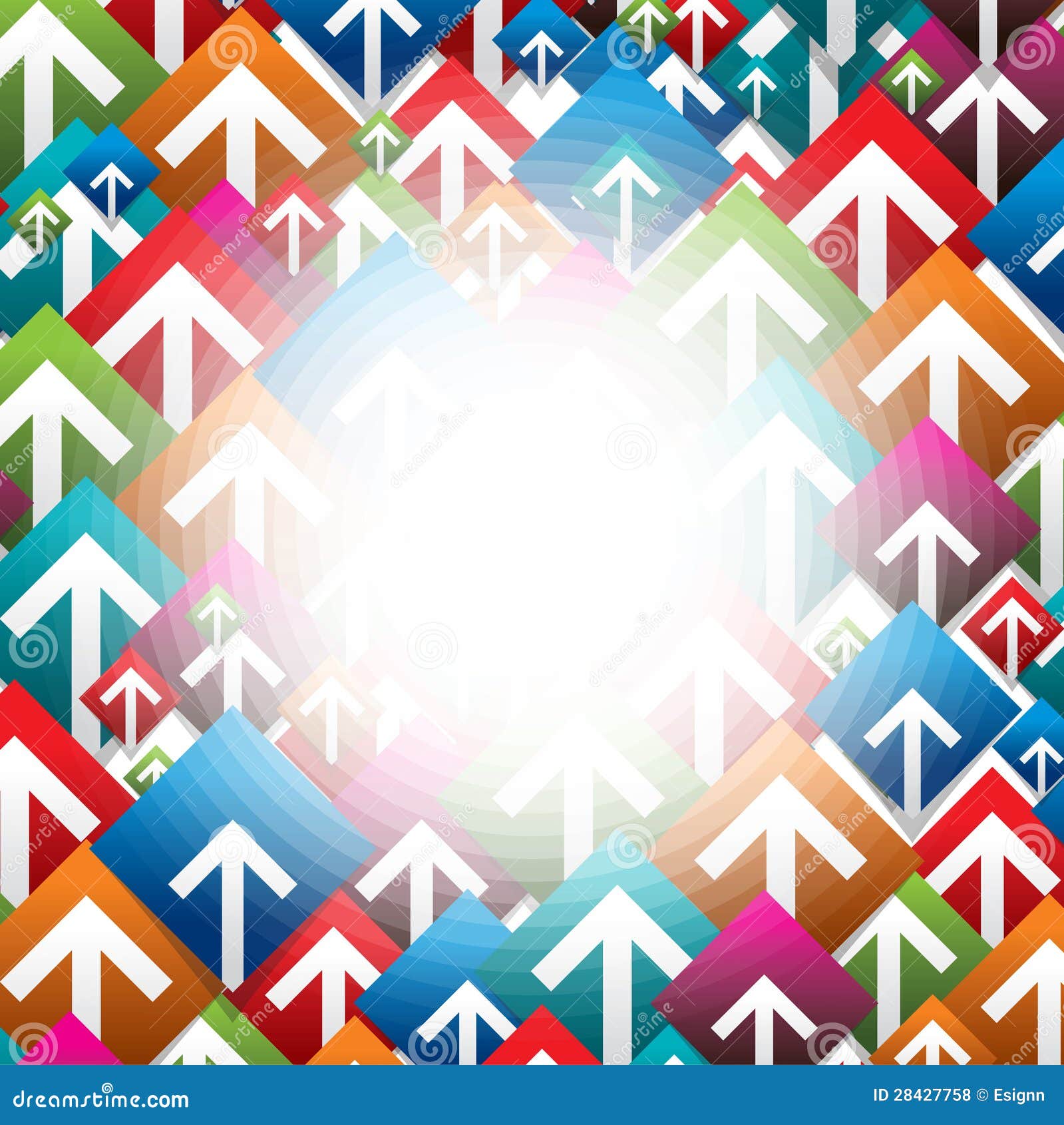 Modern Arrow Geometric Design Stock Vector - Illustration of futuristic ...