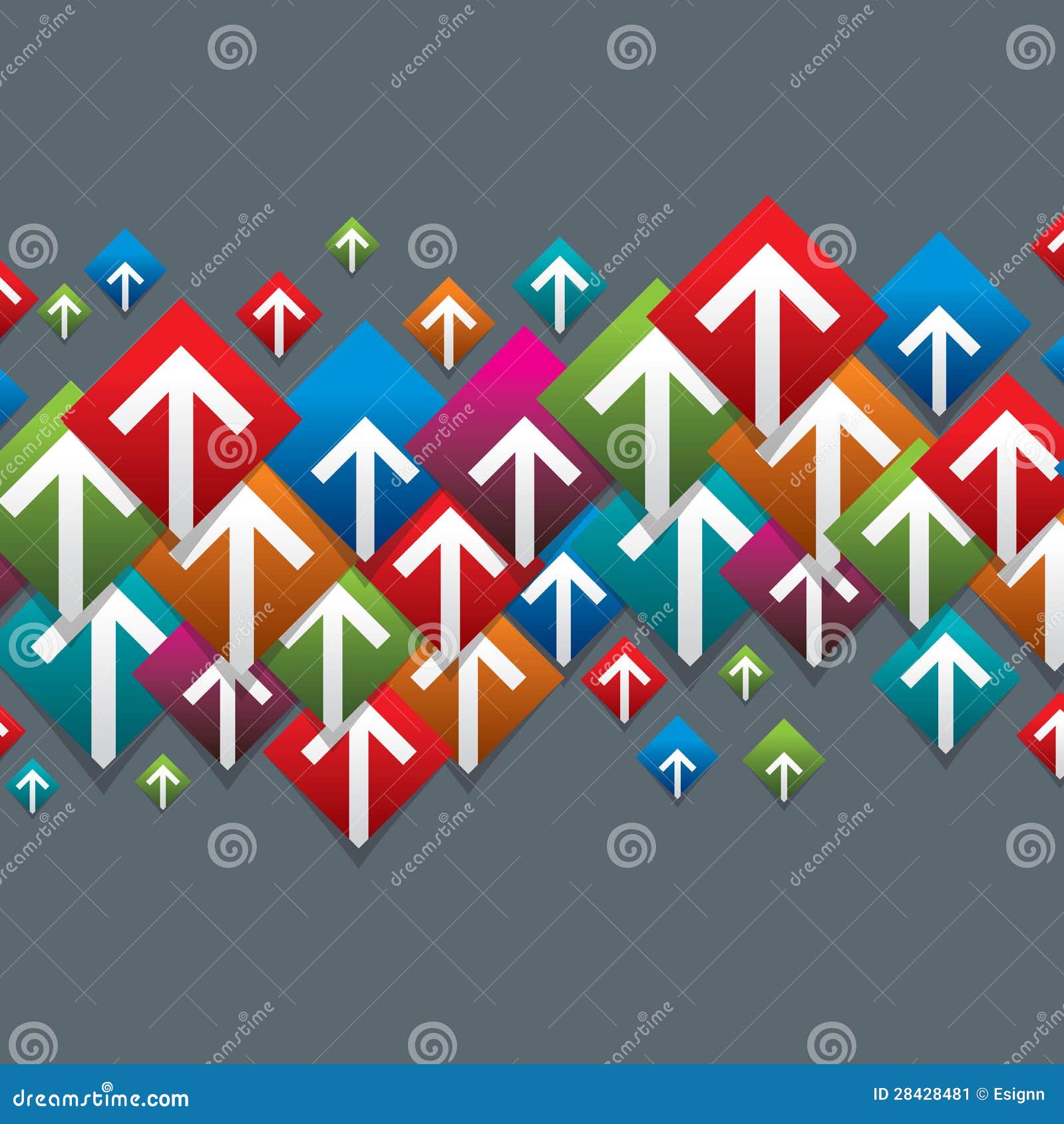 Modern Arrow Geometric Design Stock Vector - Illustration of chart ...