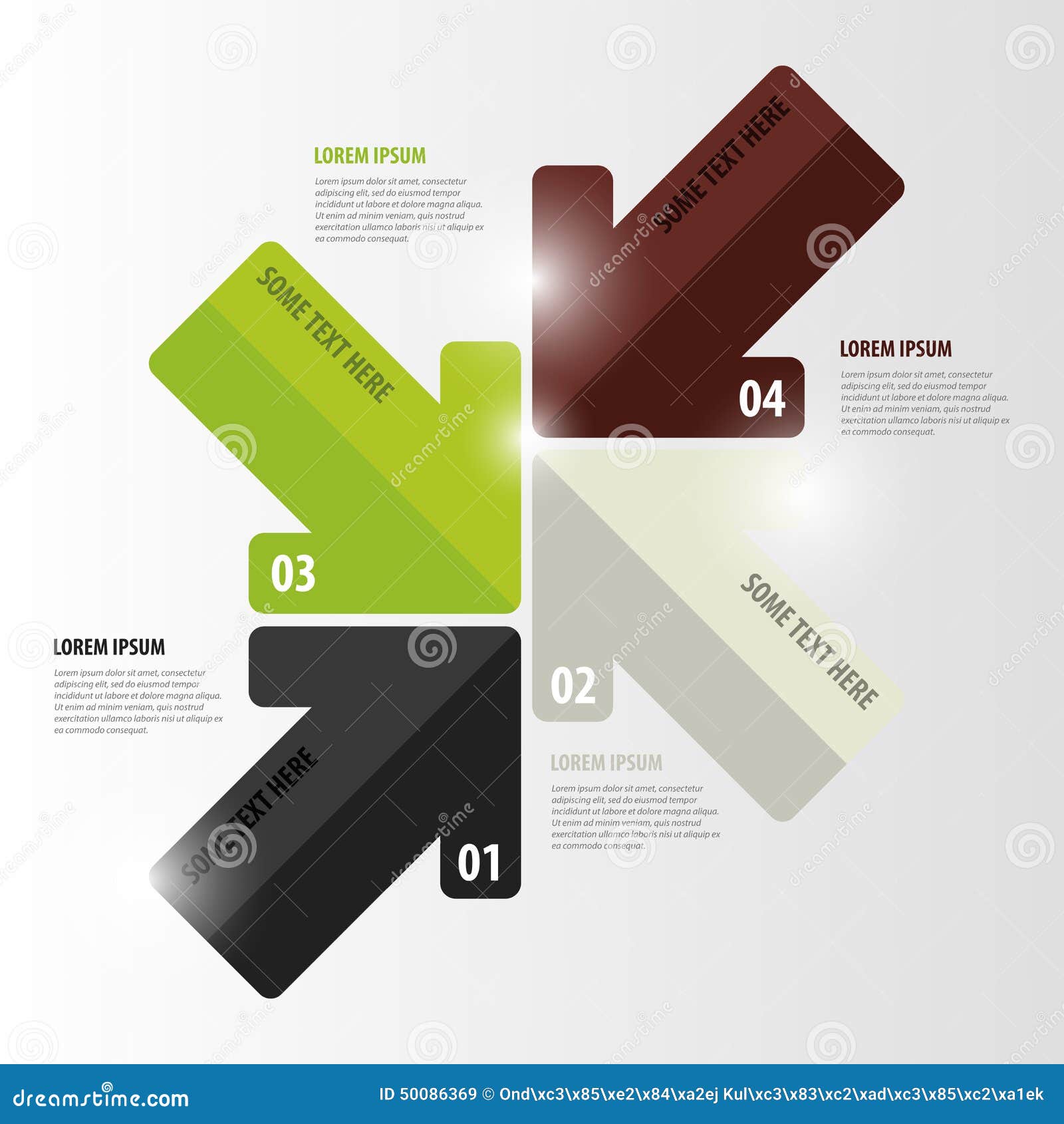 Modern Arrow. Infographic Template Stock Vector - Illustration of ...