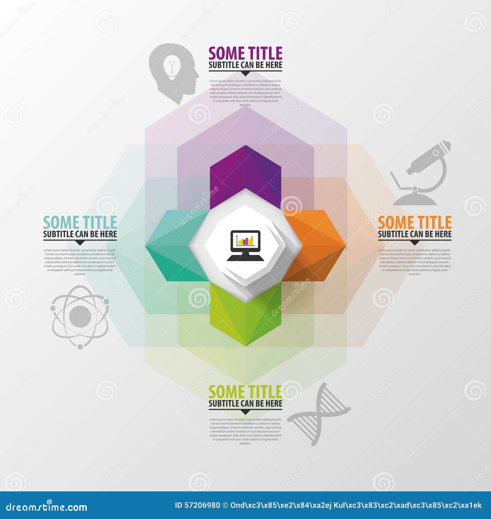 Modern Arrow Options Banner. Infographics Stock Vector - Illustration ...