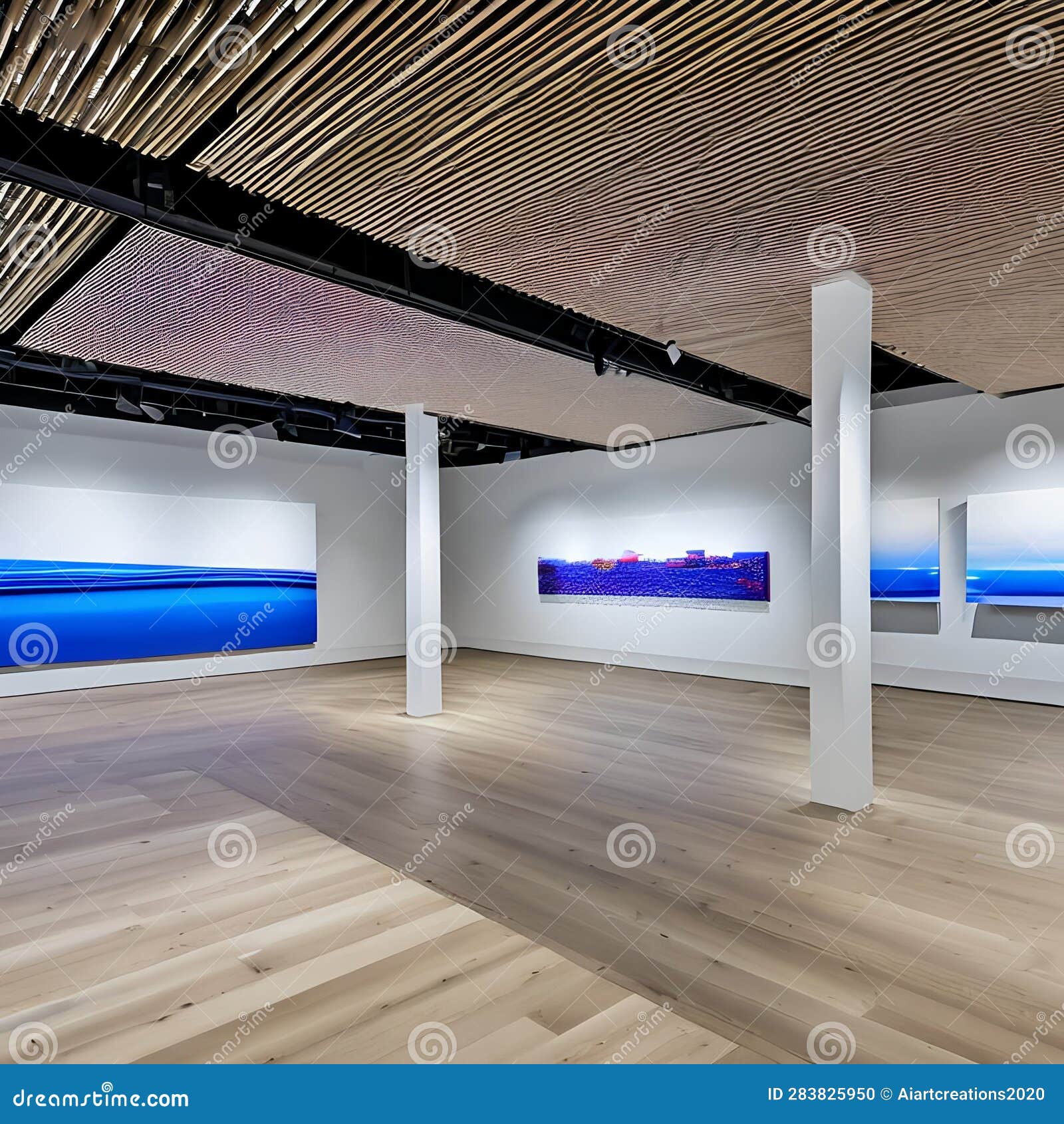 237 a Modern Art Gallery with Interactive Digital Installations ...