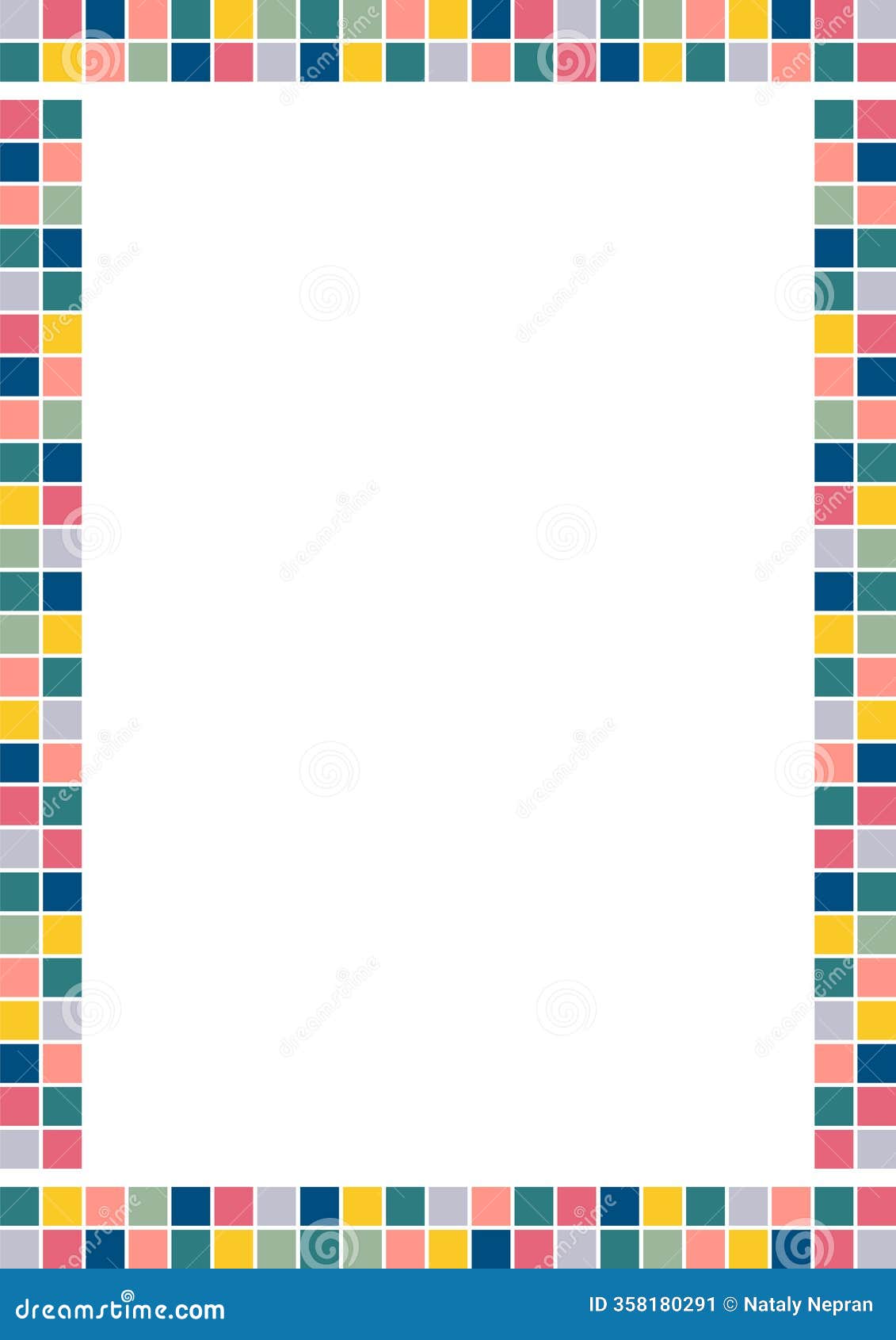 Modern Art Graphic for Hipsters. Vector Rectangle Frame for Text Stock ...