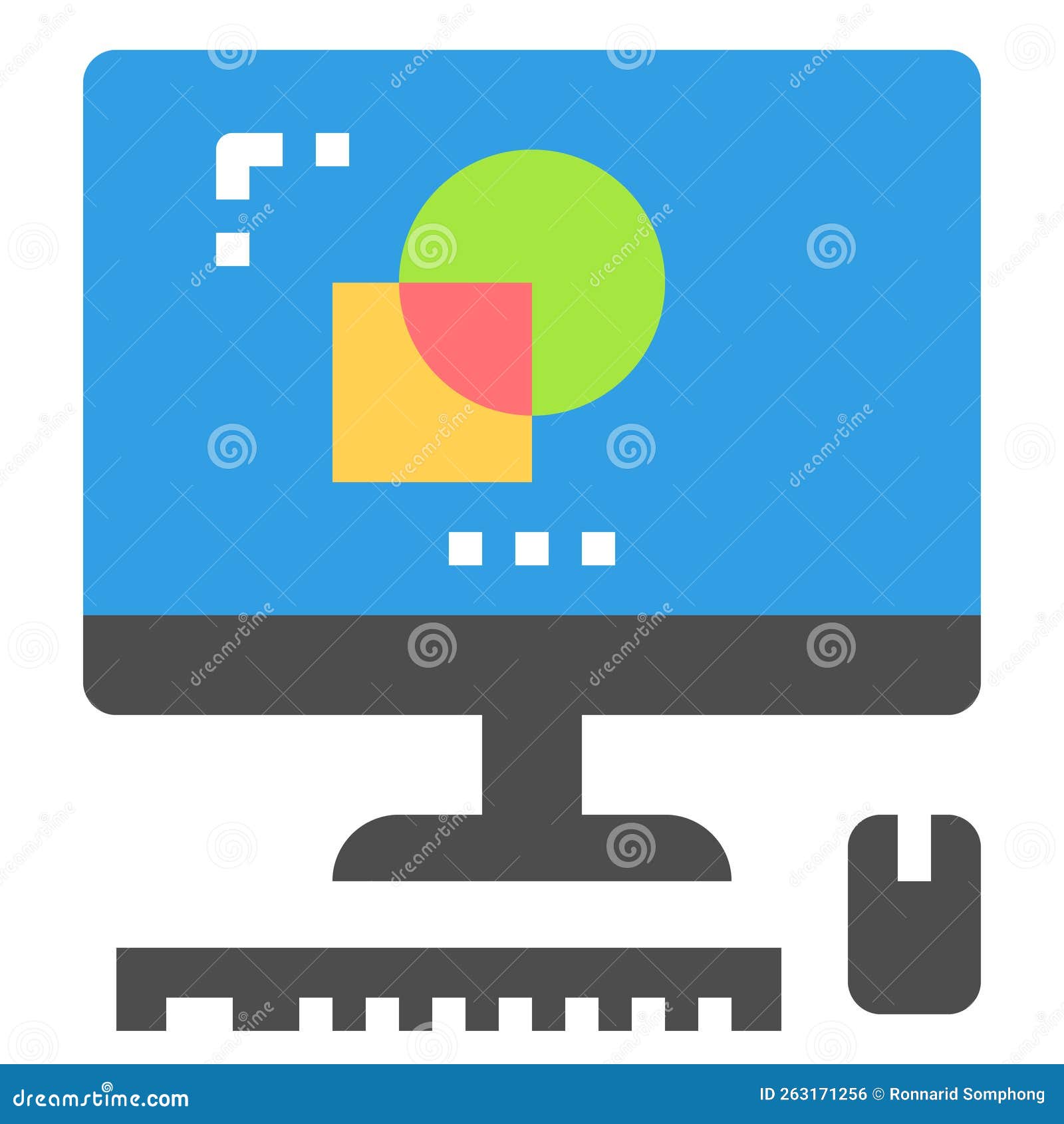 MODERN ART ICON SYMBOL VECTOR Stock Vector - Illustration of desktop ...