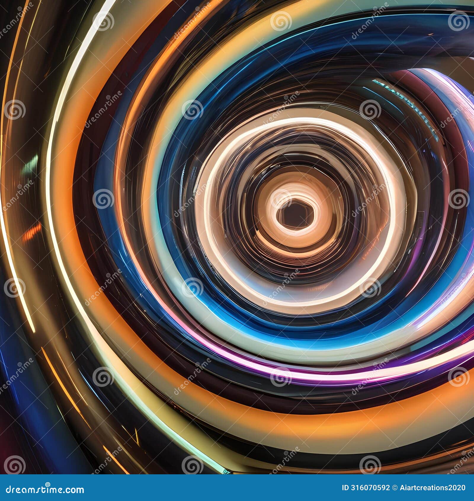 A Modern Art Installation Featuring Rotating Elements that Create ...