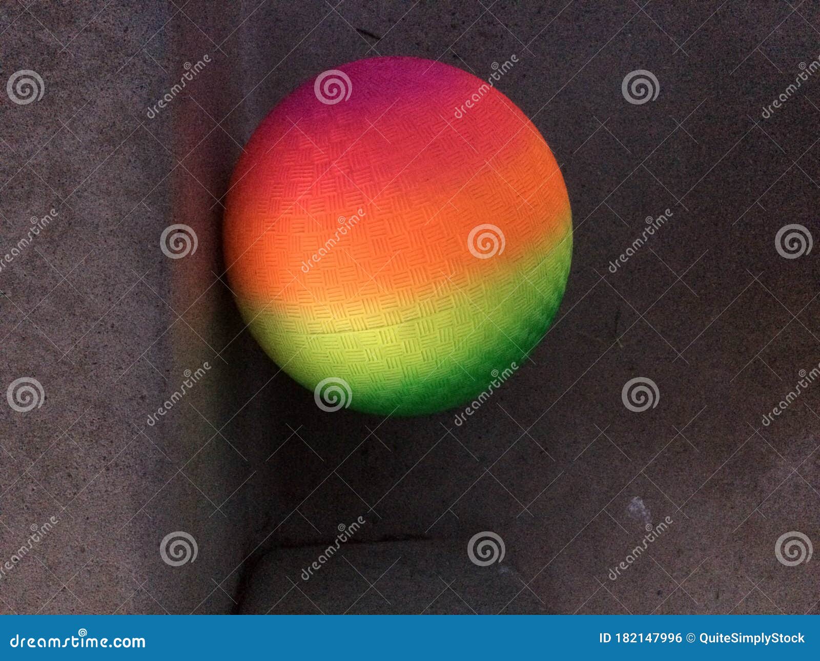 Modern Art Rainbow Sphere Geometric Shapes in Space Stock Photo - Image ...