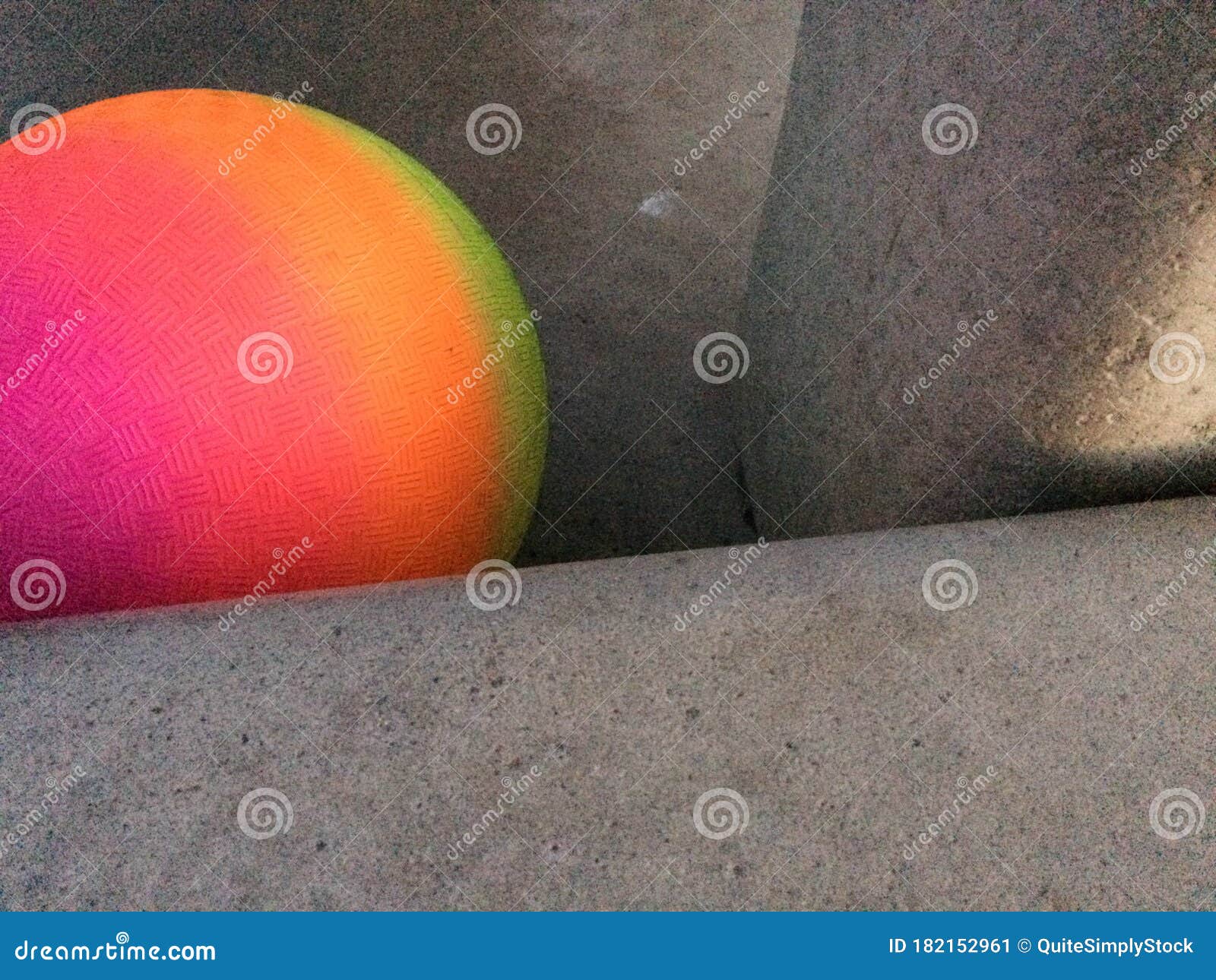 Modern Art Rainbow Sphere Geometric Shapes in Space Stock Image - Image ...