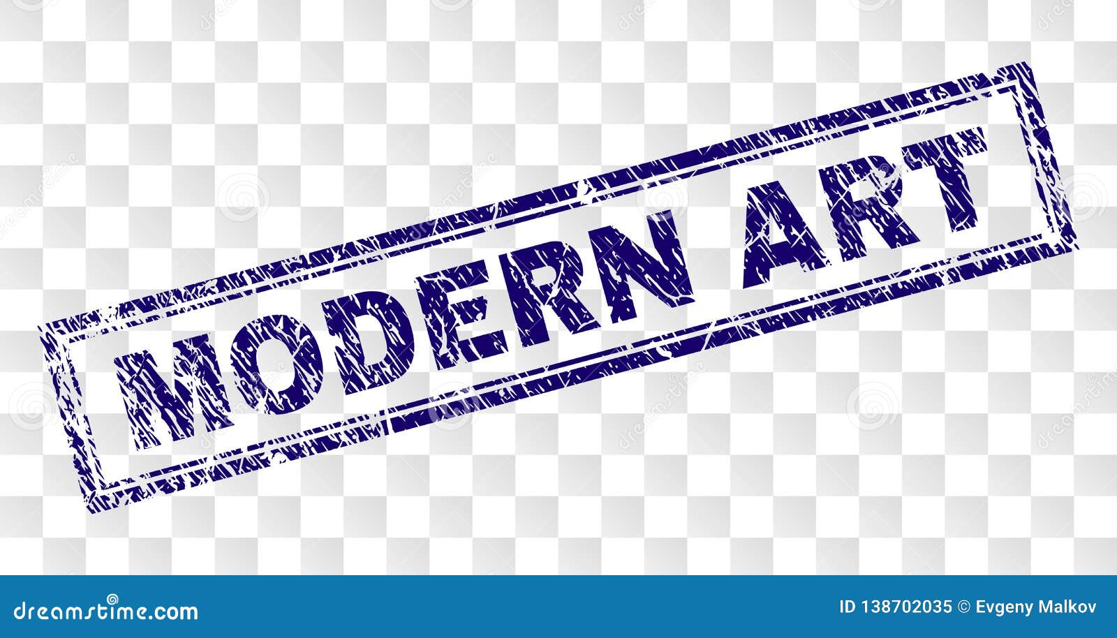 Scratched MODERN ART Rectangle Stamp Stock Vector - Illustration of ...