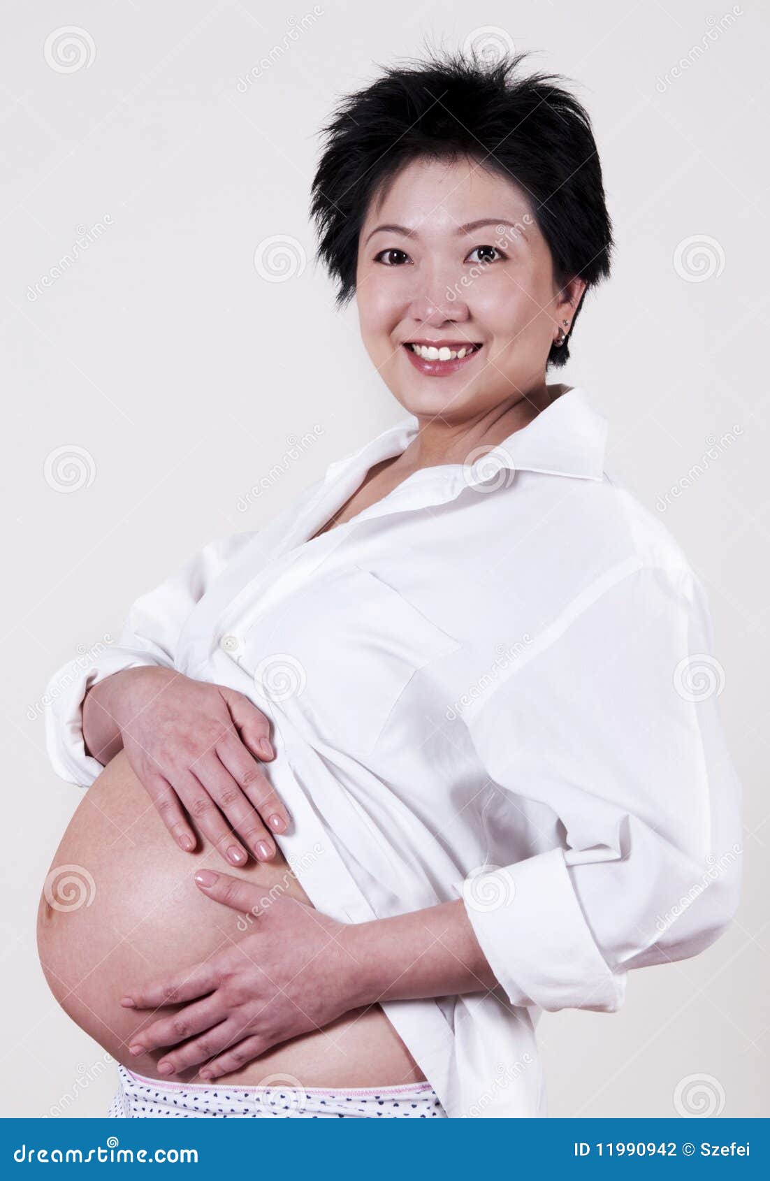 Modern Asian Pregnancy Woman Stock Photo - Image of adult, asian: 11990942