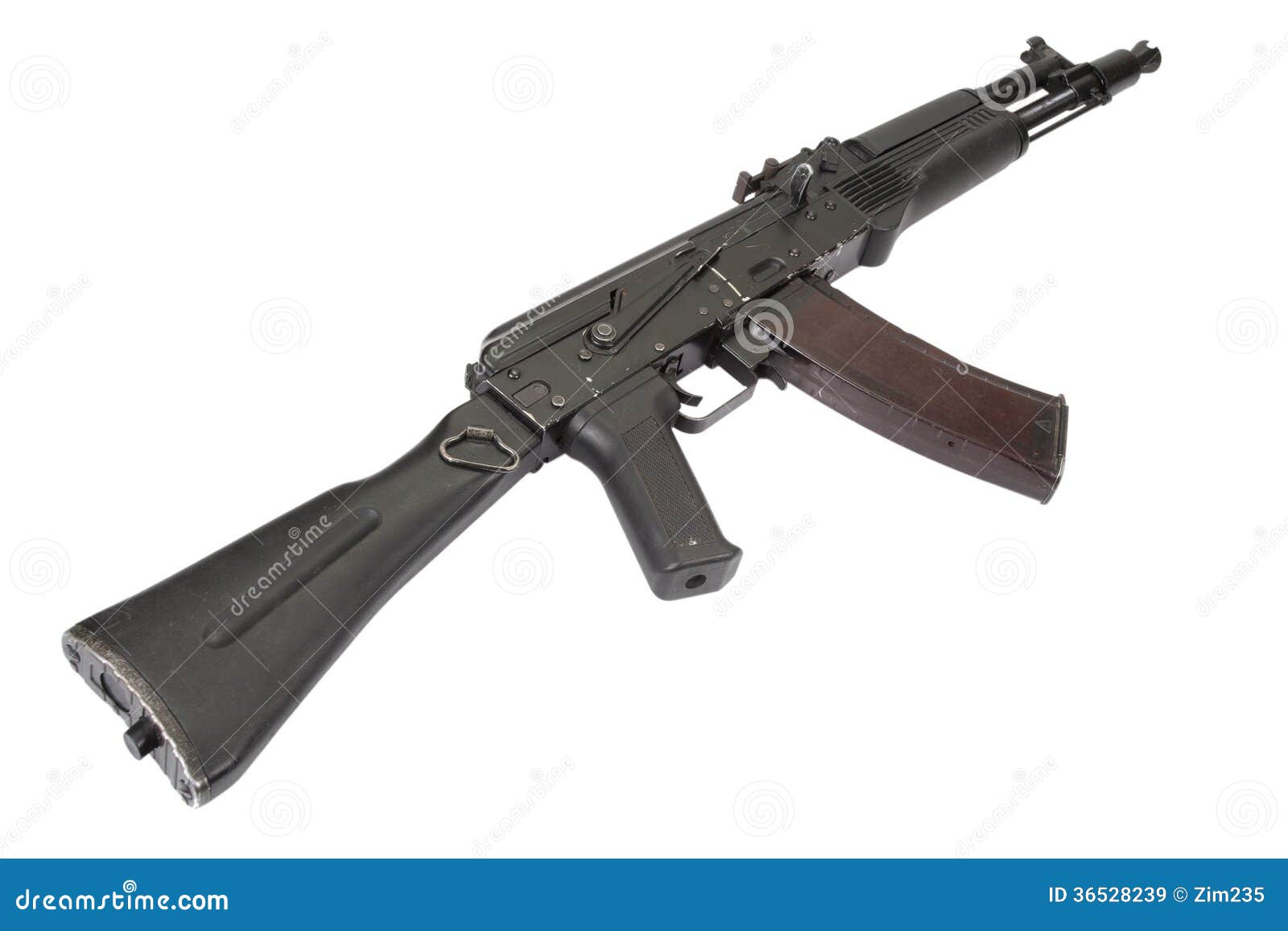 Modern Assault Kalashnikov Rifle Stock Image - Image of ak105, trigger ...