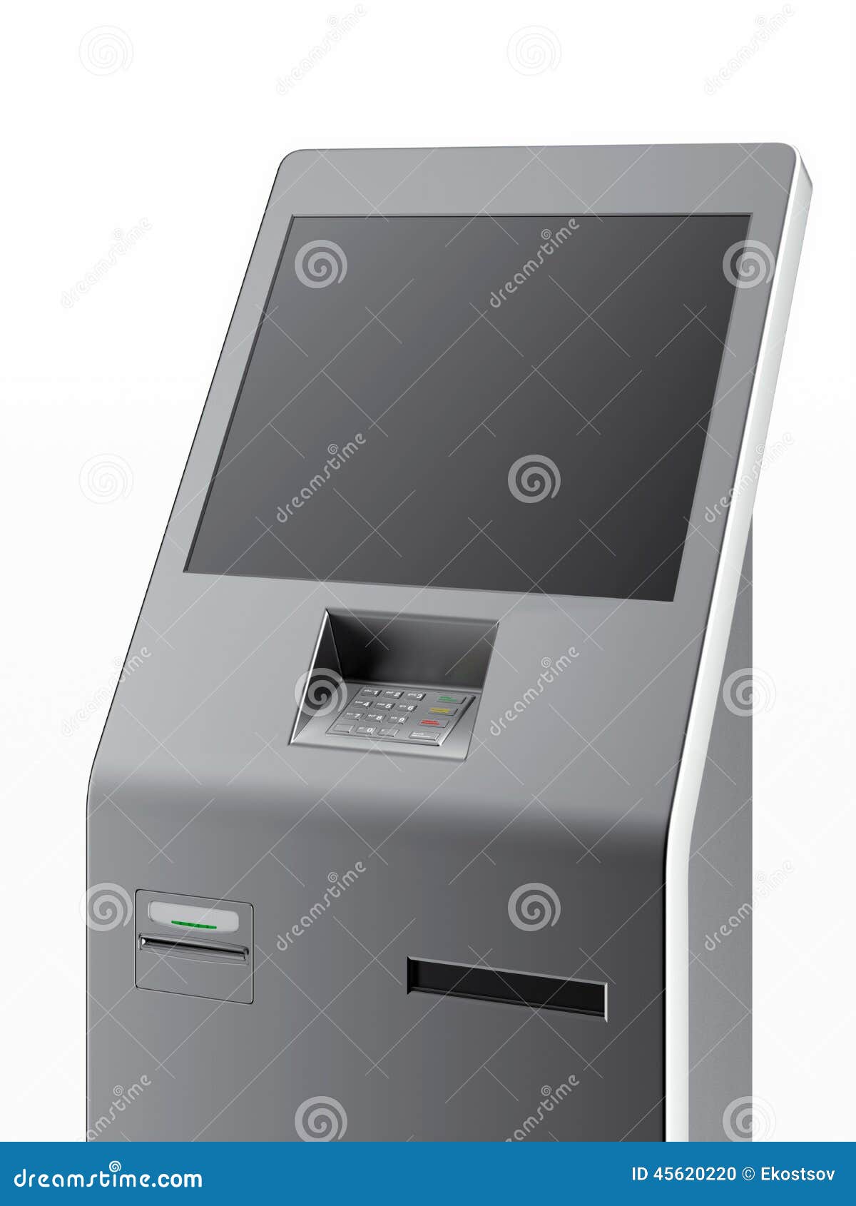 Modern atm machine stock photo. Image of device, background - 45620220