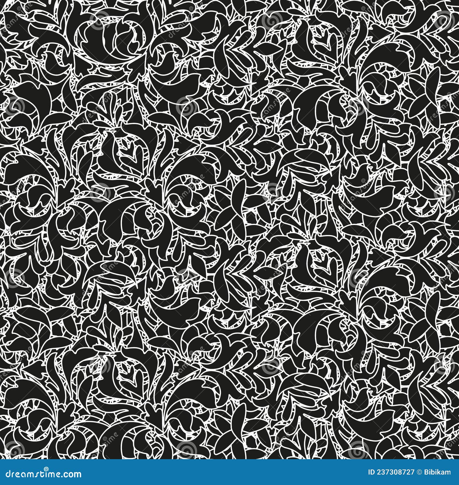 Modern Attractive Vector Pattern with Decorative Shapes Stock Vector ...