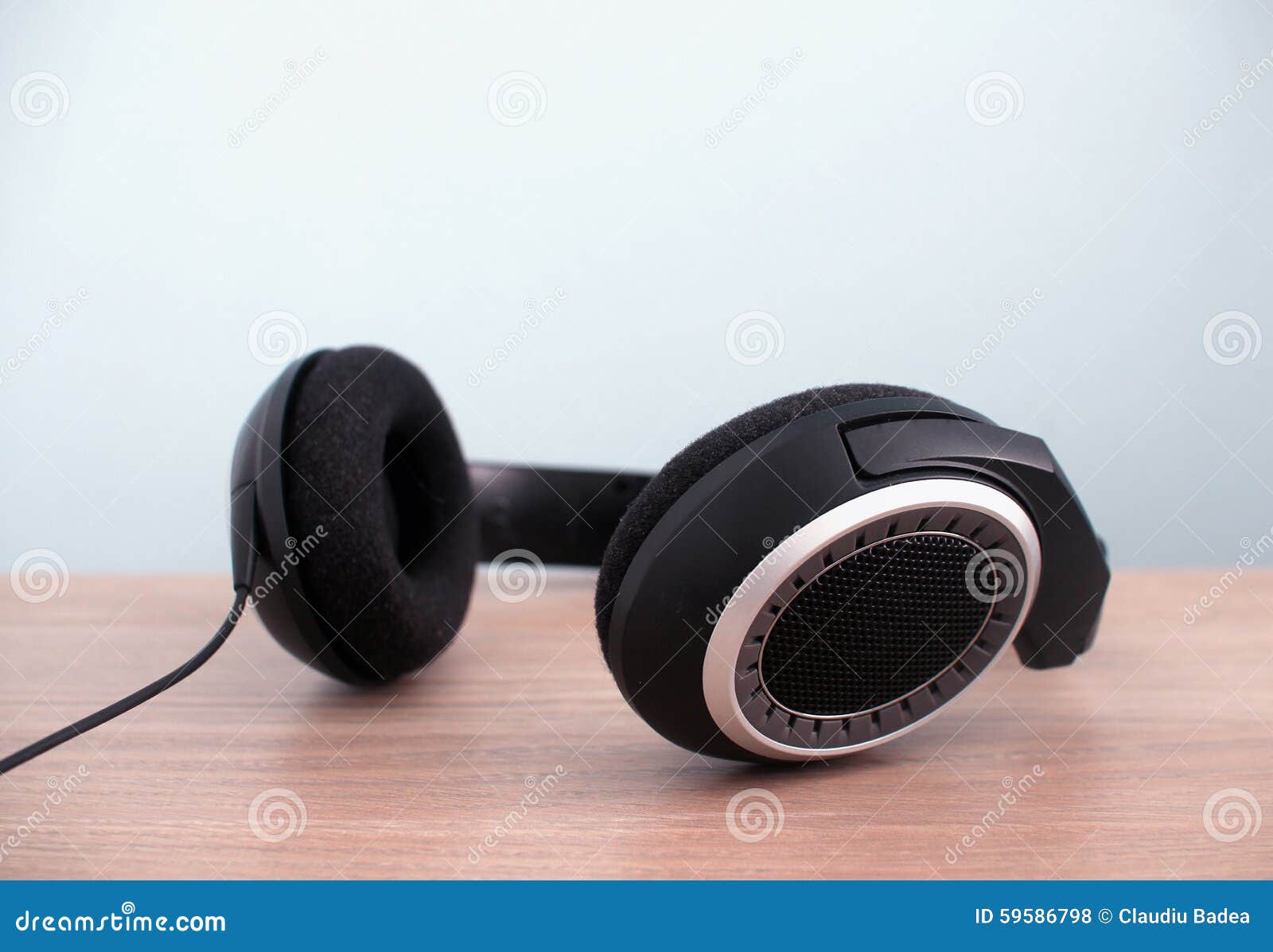 Modern audio headset stock photo. Image of electronics - 59586798