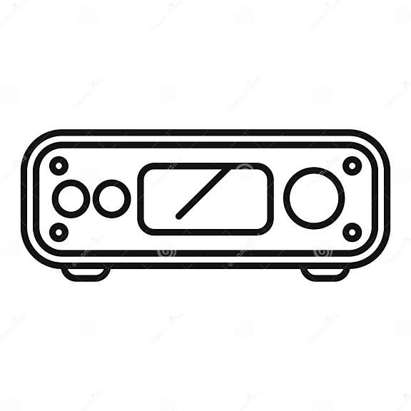 Modern Audio Processing Unit Showing Knobs and Screen Stock ...