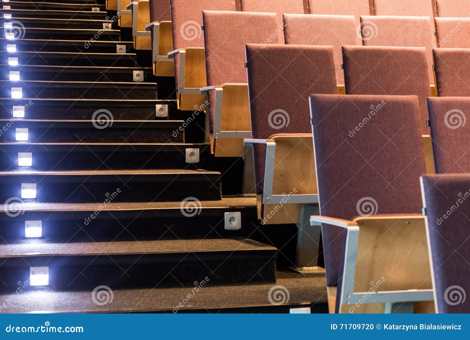 Auditorium With Stairs Royalty-Free Stock Photography | CartoonDealer ...
