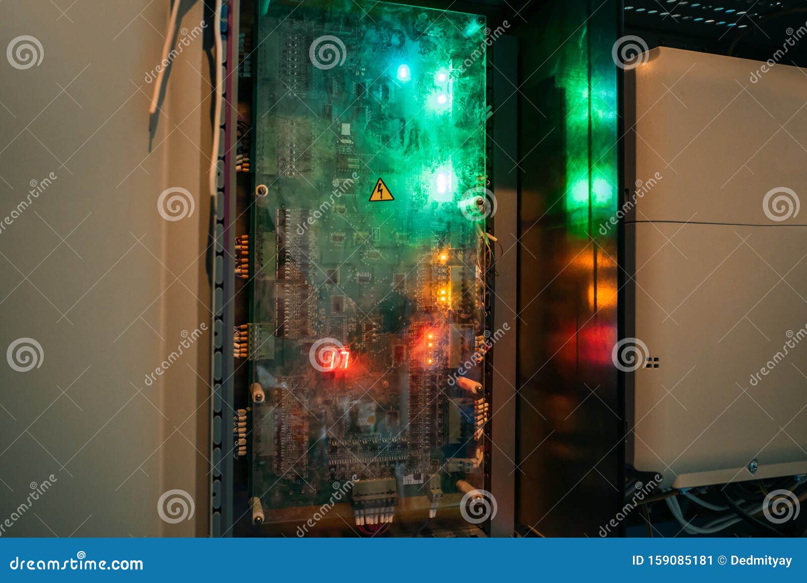 Modern Automated Elevator or Lift Control Panel in Building ...