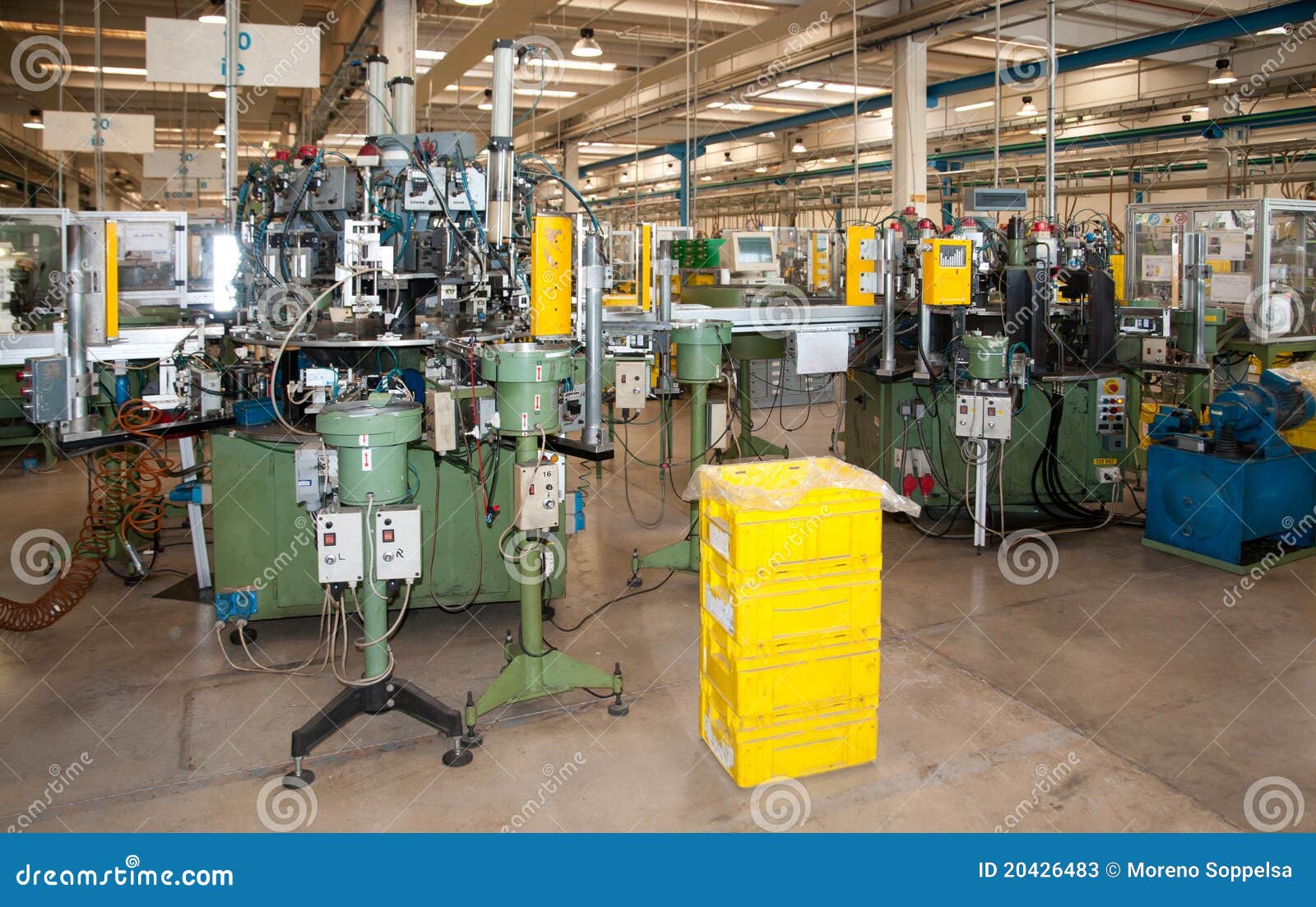 Modern Automated Factory Plant Stock Image - Image of modern, line ...