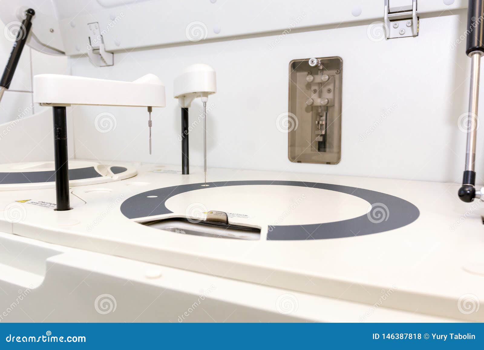 Robot Blood Analyzer. Blood Test in the Laboratory Stock Photo - Image ...