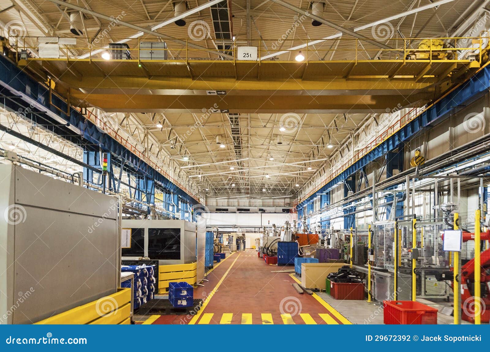Modern automatic factory stock photo. Image of gantry - 29672392