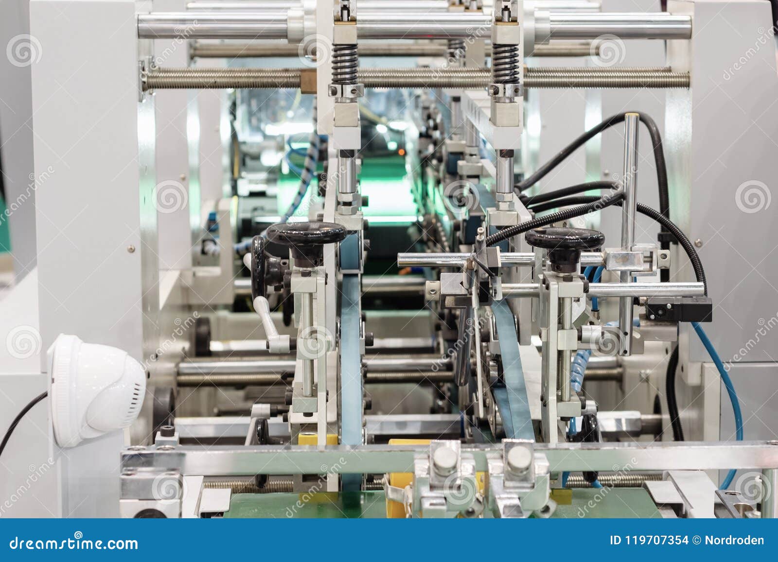 Modern Automatic Packing Machine. Stock Photo - Image of packaging ...