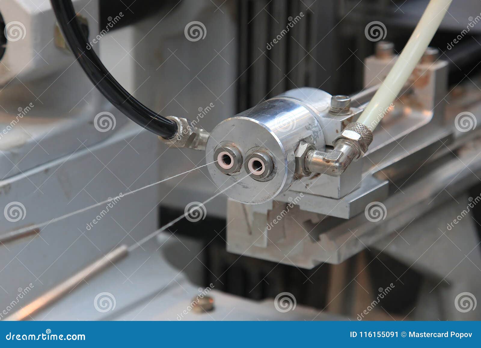 Modern Automatic Spinning Machine Stock Image - Image of linen, design ...